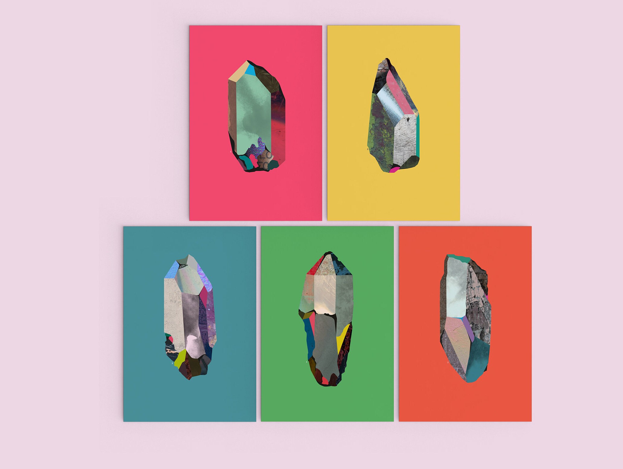Crystal Artwork A Series of Crystals 'parrot' - Etsy