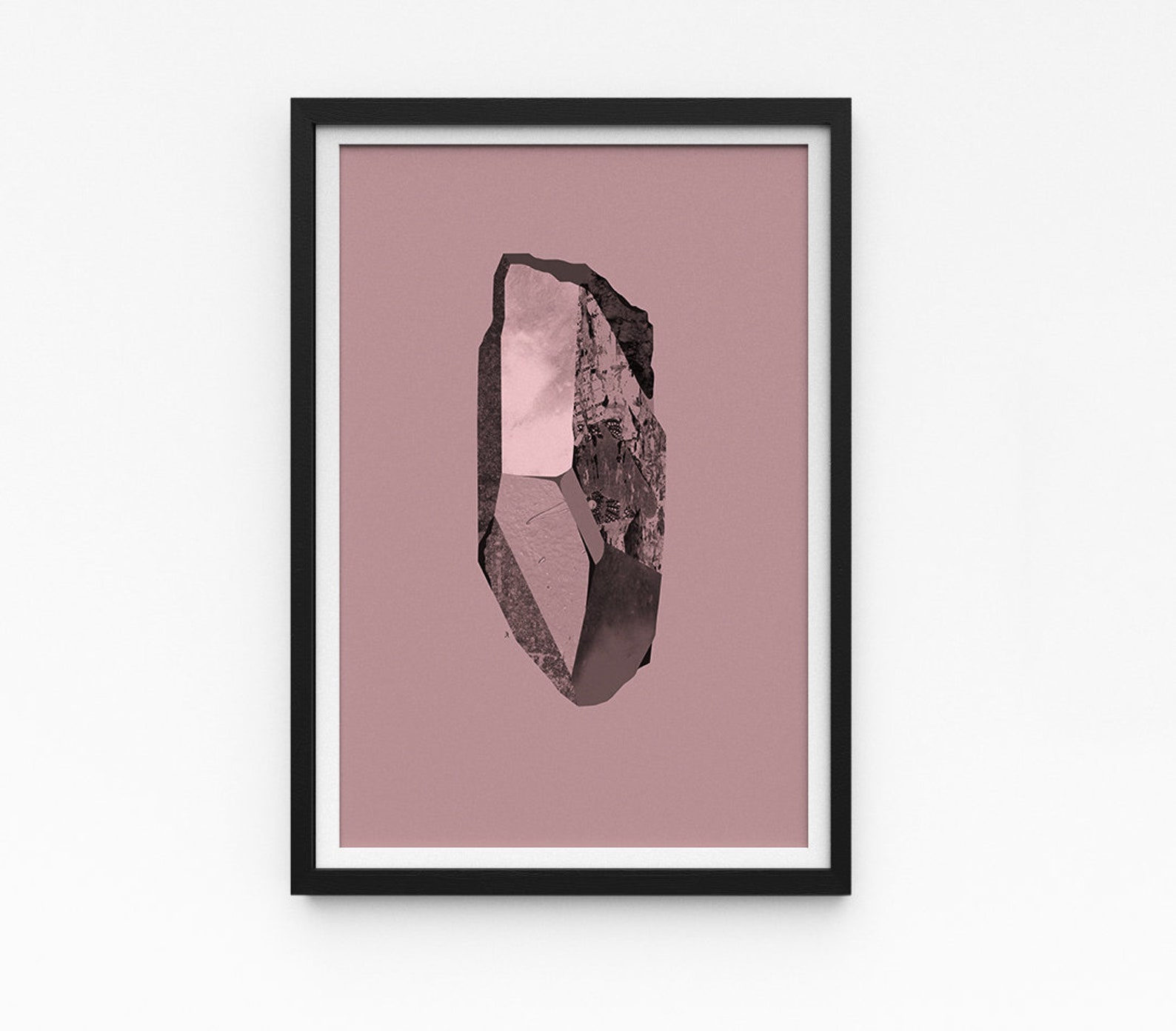 Crystal Artwork A Series of Crystals 'punk Rose' - Etsy