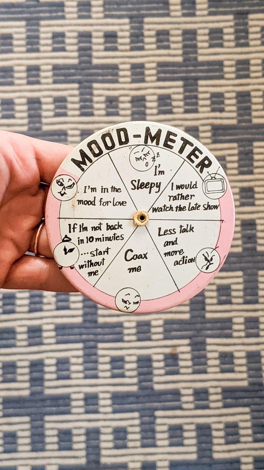 Vintage Mood Meter Pin - Etsy