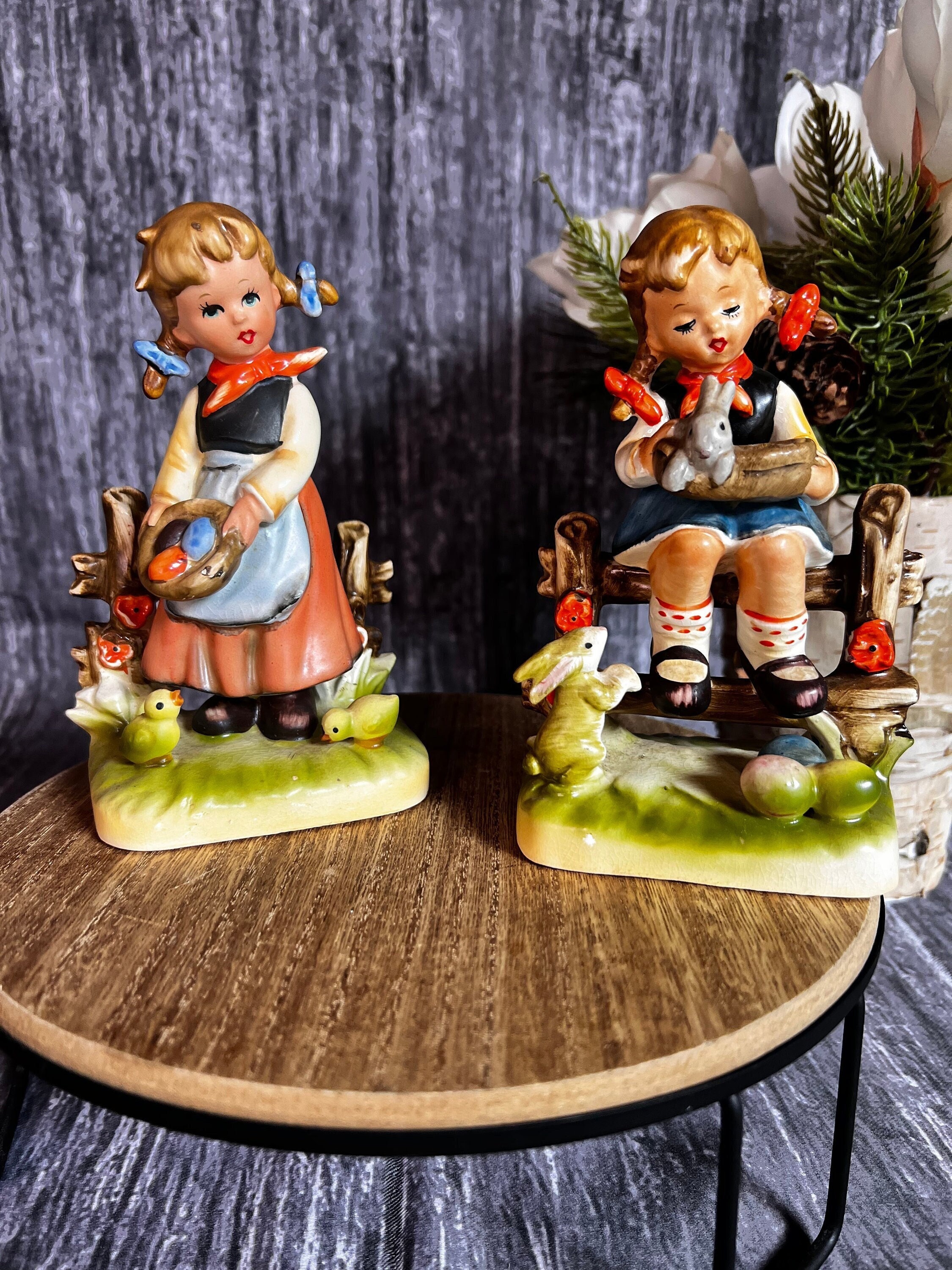 Vintage Set of 2 Wales Made in Japan Figurines - Etsy