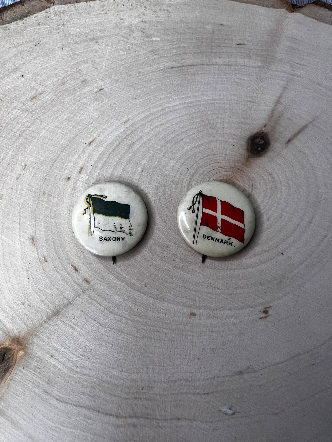 Vintage 1890s Sweet Caporal Cigarettes Denmark and Saxony Country Flag ...