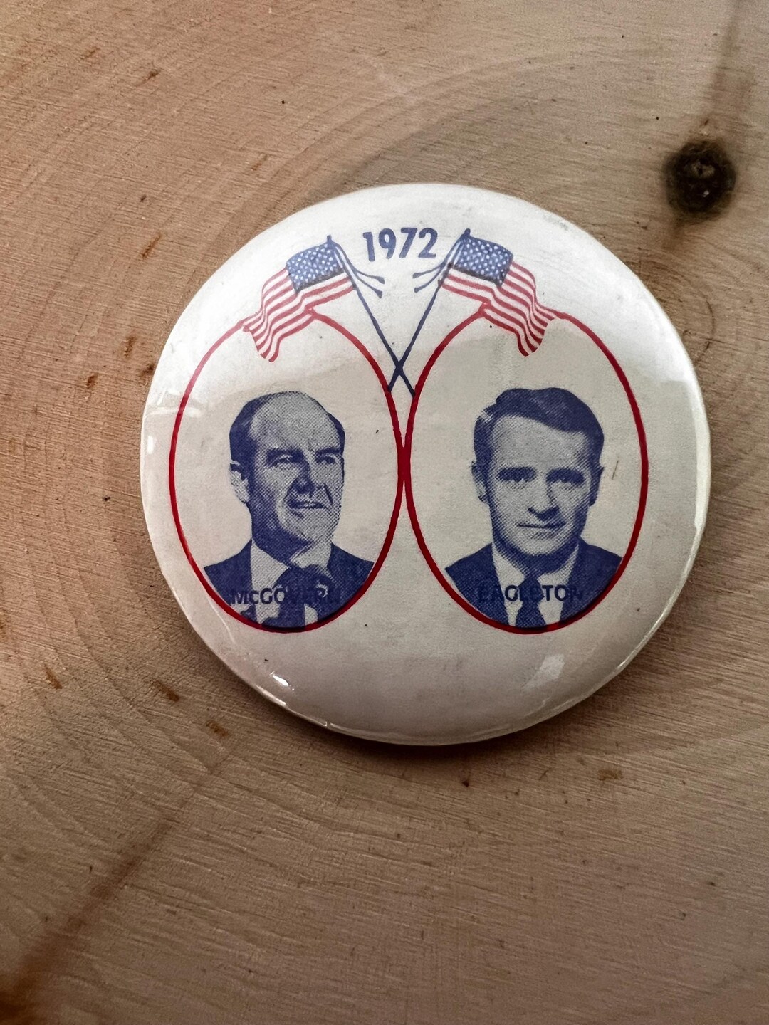 Vintage 1972 Mcgovern/eagleton Political Campaign Pinback Button - Etsy