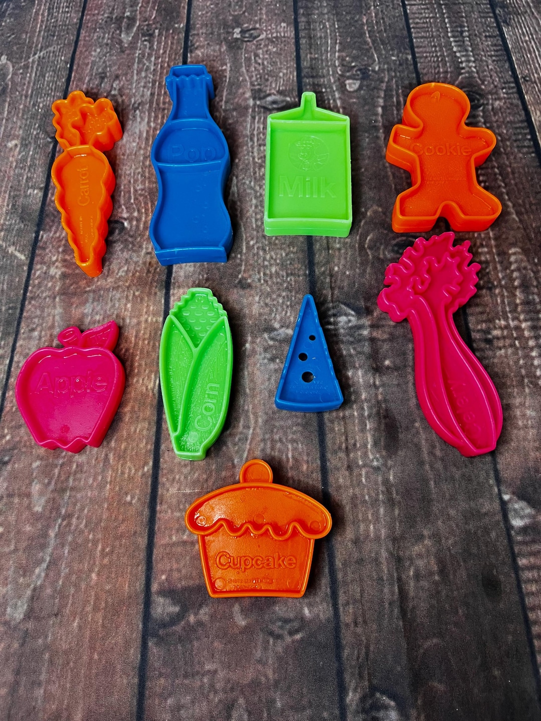 Vintage 1971 Mattel Tough Stuff Play Food Lot - Etsy