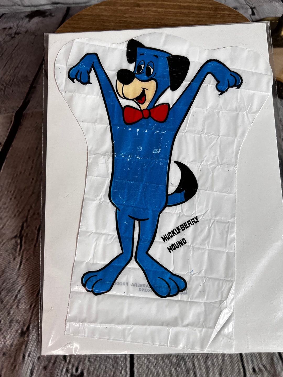 Vintage 1976 Huckleberry Hound Plastic Hand Puppet - Etsy