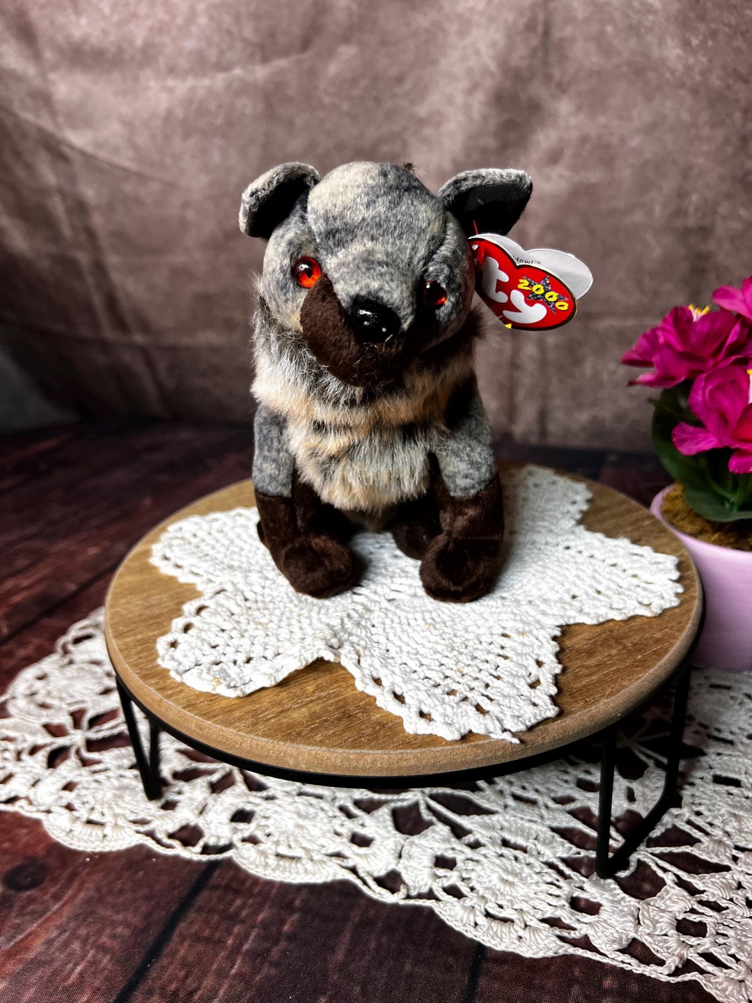 Vintage 2000s Ty Beanie Baby - Howl the Wolf - Etsy