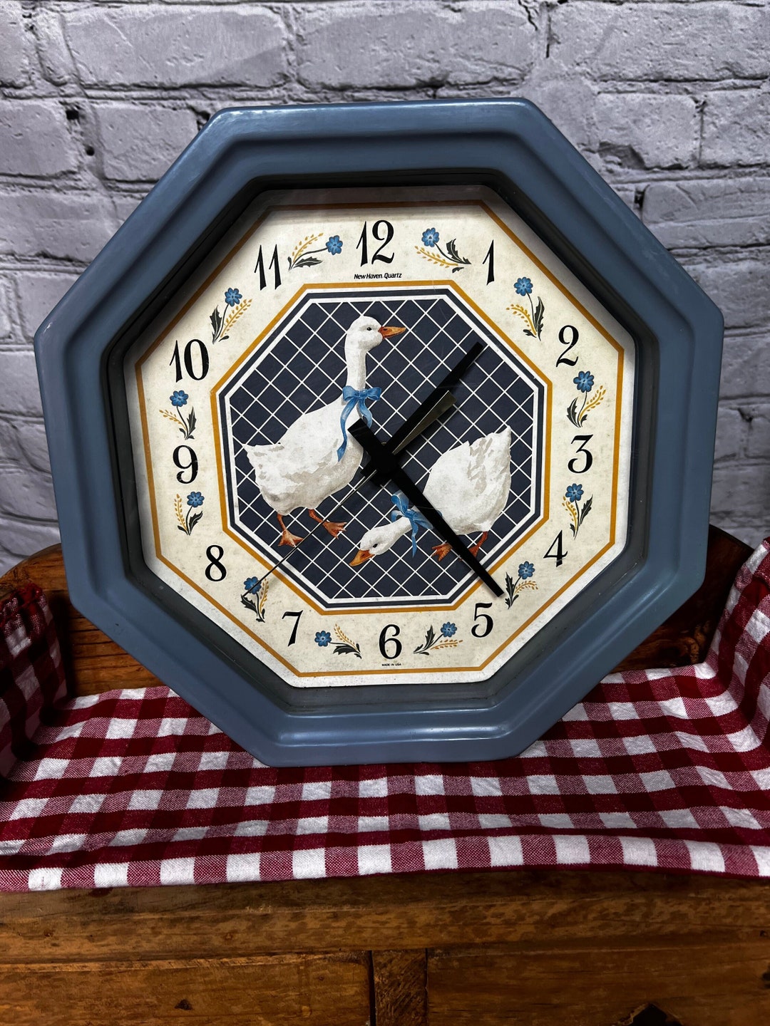 Vintage 1990s New Haven Quartz Duck/geese Wall Clock - WORKS GREAT - Etsy