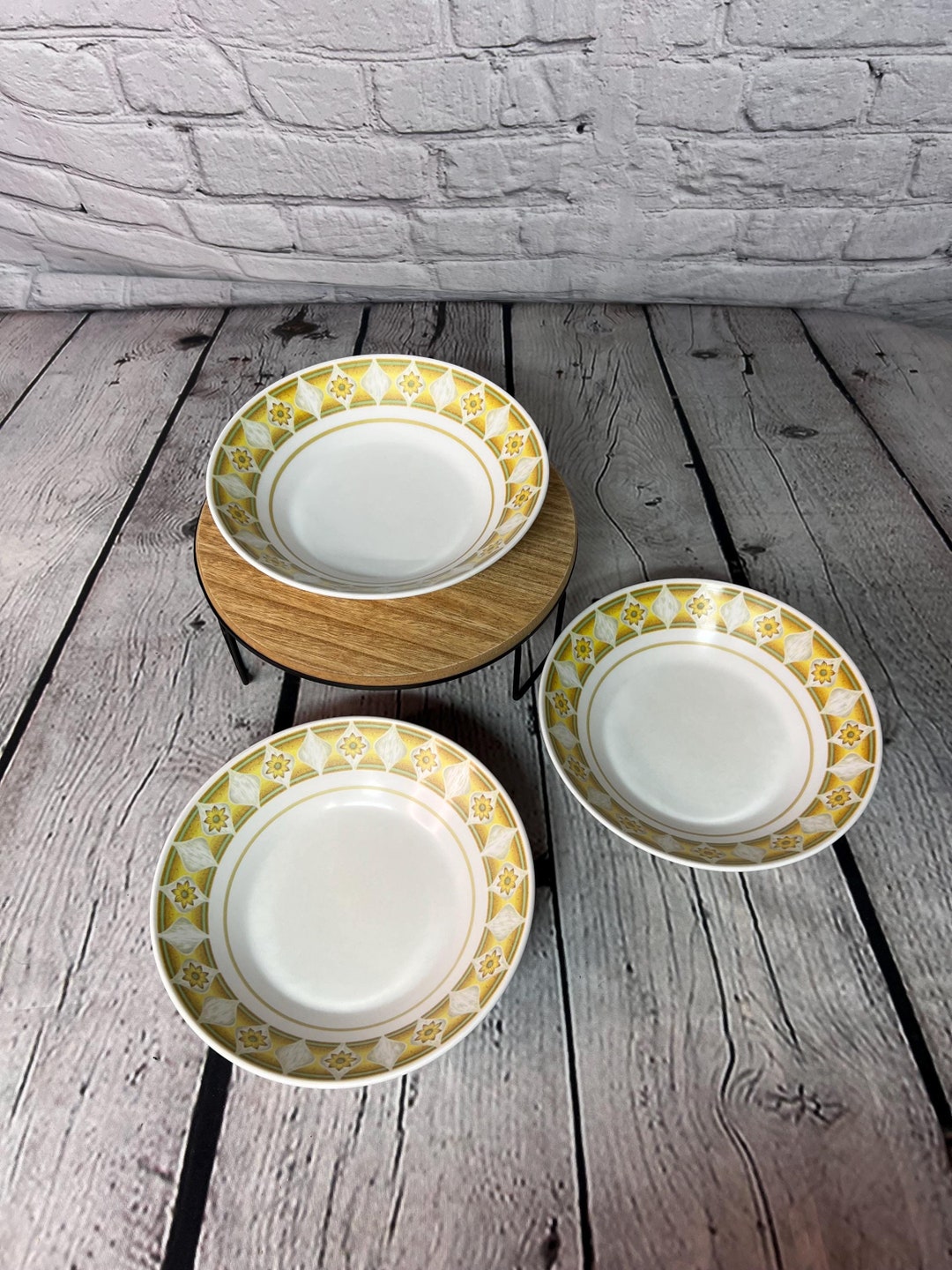 Vintage 1970s Noritake Progression China Coupe Cereal Bowls - “sunglow ...