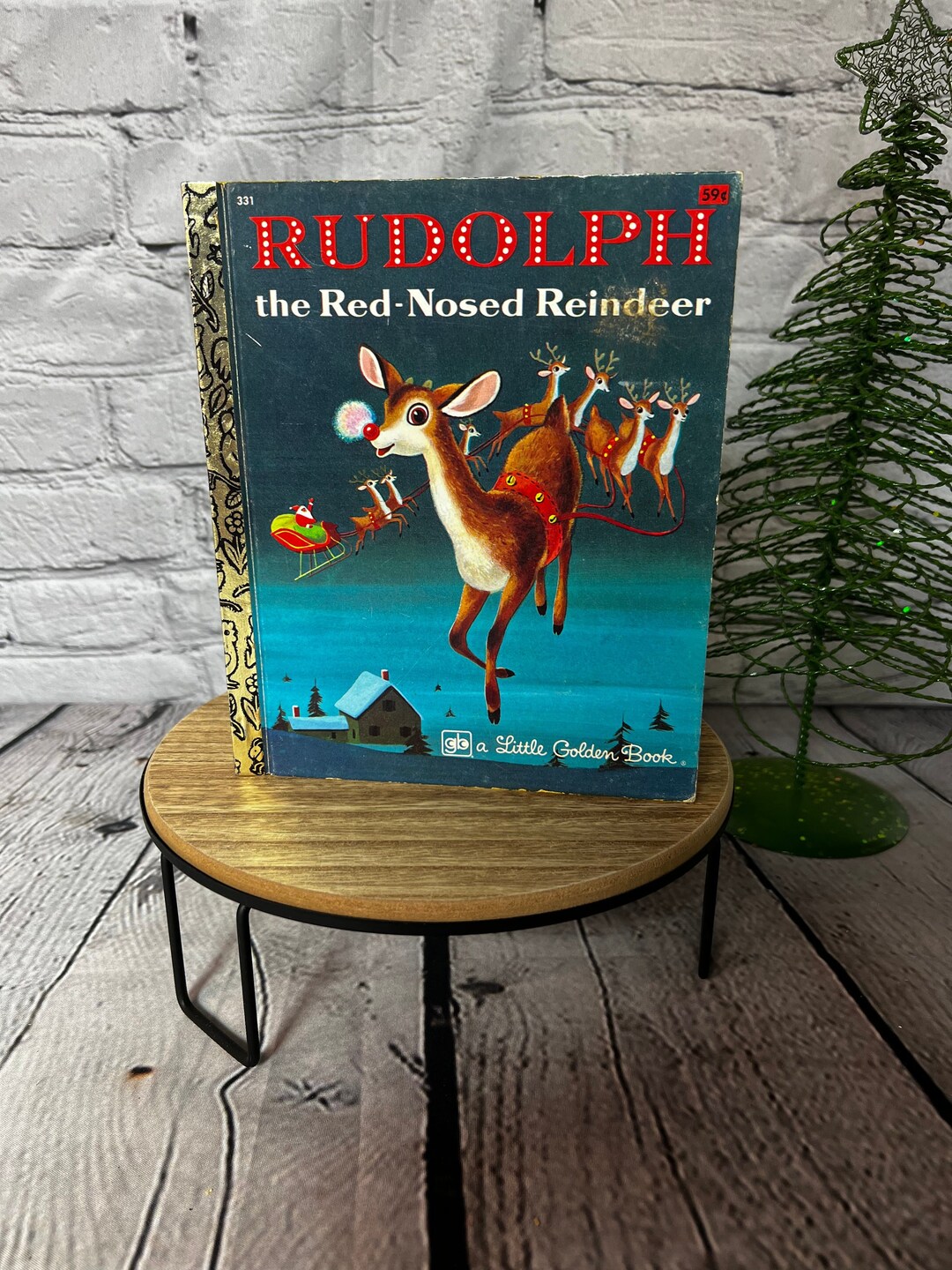 Vintage 1978 Little Golden Book, “rudolph the Red Nosed Reindeer” - Etsy
