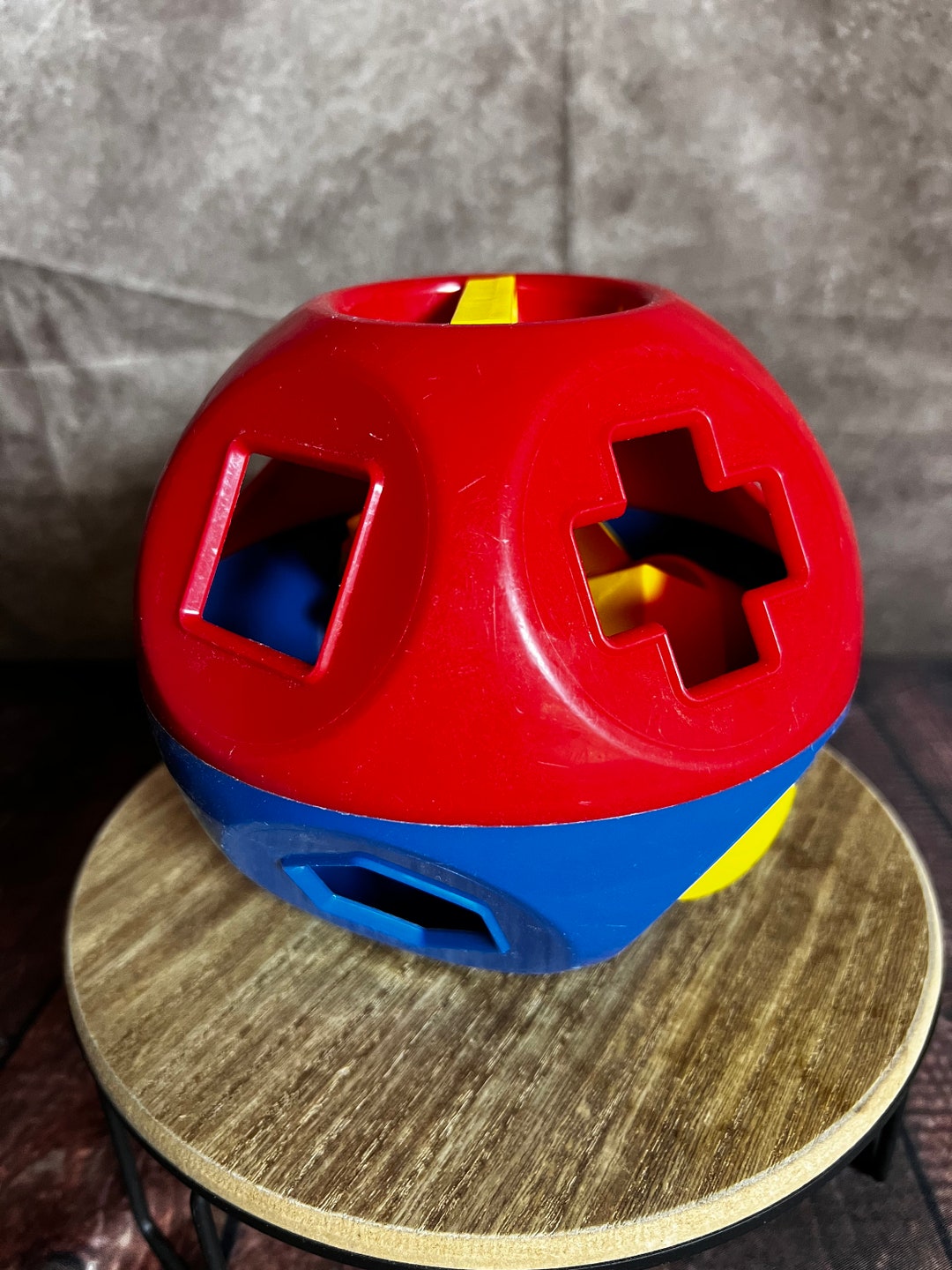 Vintage 1969 Tupperware Plastic Shape Sorter Shape-o-toy - Etsy