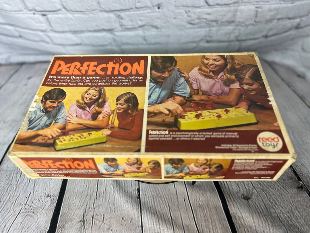 Vintage 1973 Reed Toys “perfection” Game - Etsy
