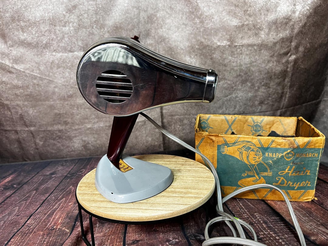 Vintage 1950s Knapp Monarch Electric Hair Dryer With Stand - Etsy