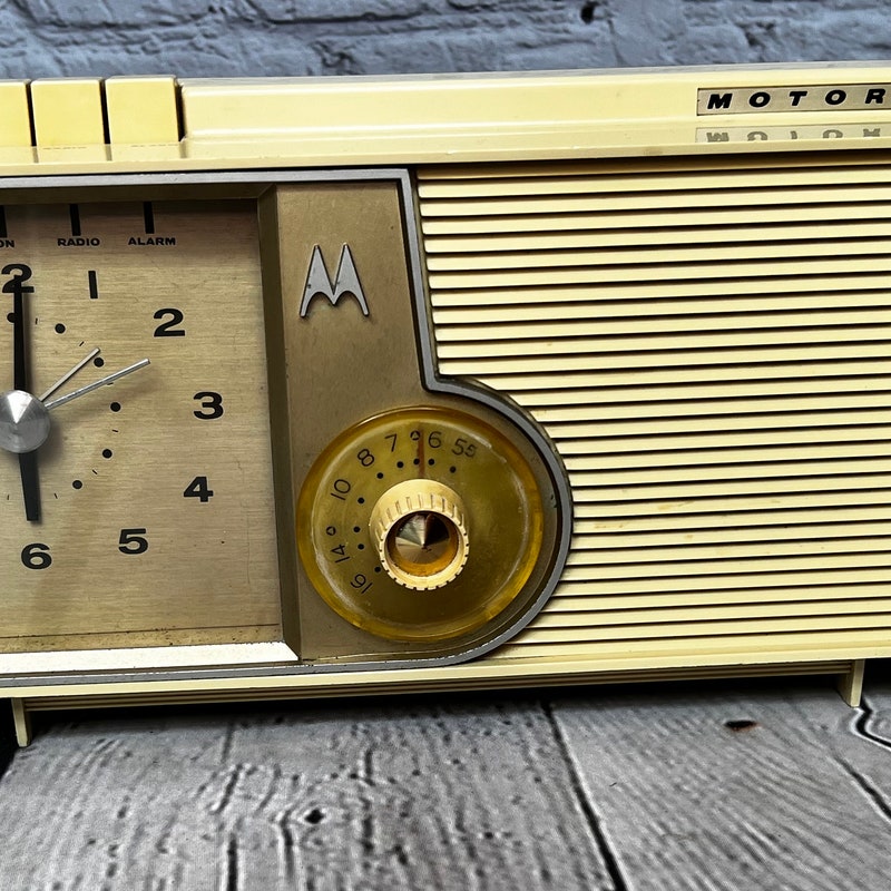 1960s Clock Radio - Etsy