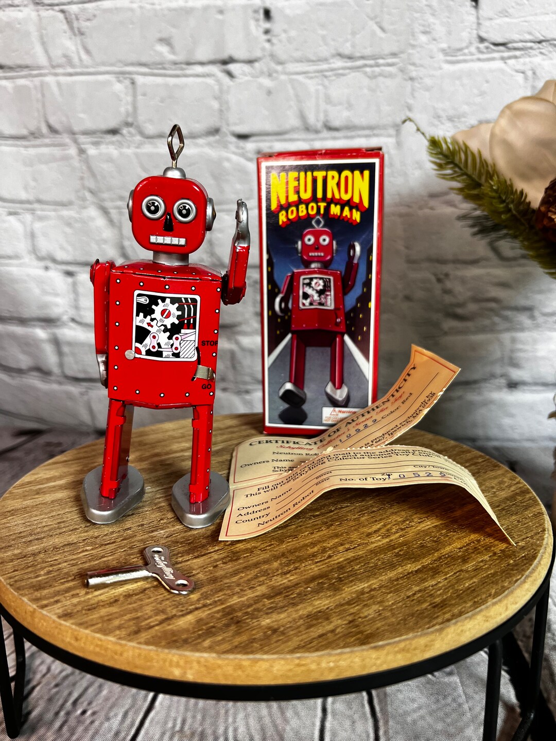 Vintage 1999 Schylling Neutron Robot Man Tin Wind up Toy - Etsy