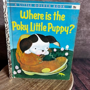 Vintage Little Golden Book, “where is the Poky Little Puppy” - Etsy
