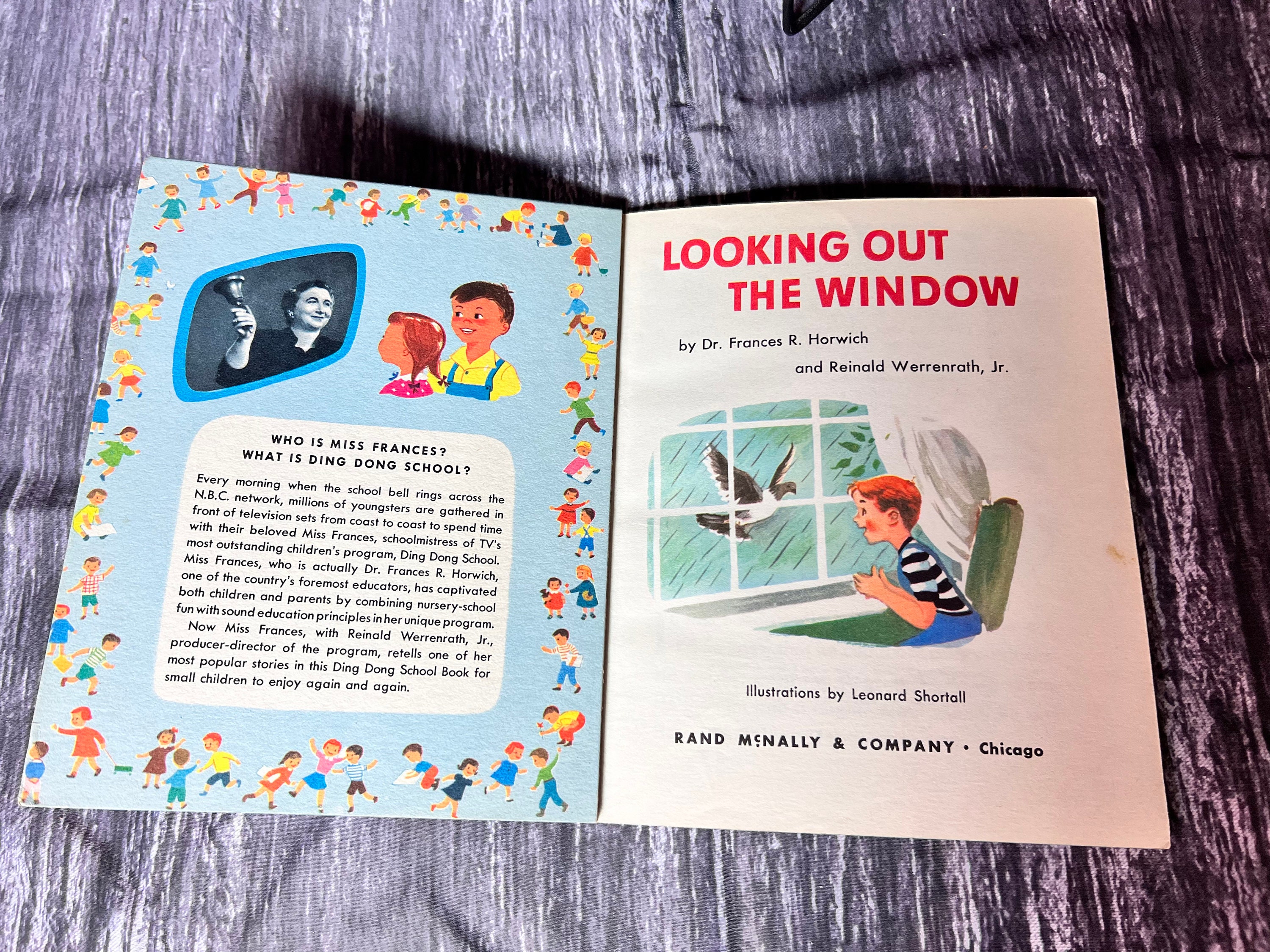 Vintage Ding Dong School Book looking Out the Window - Etsy
