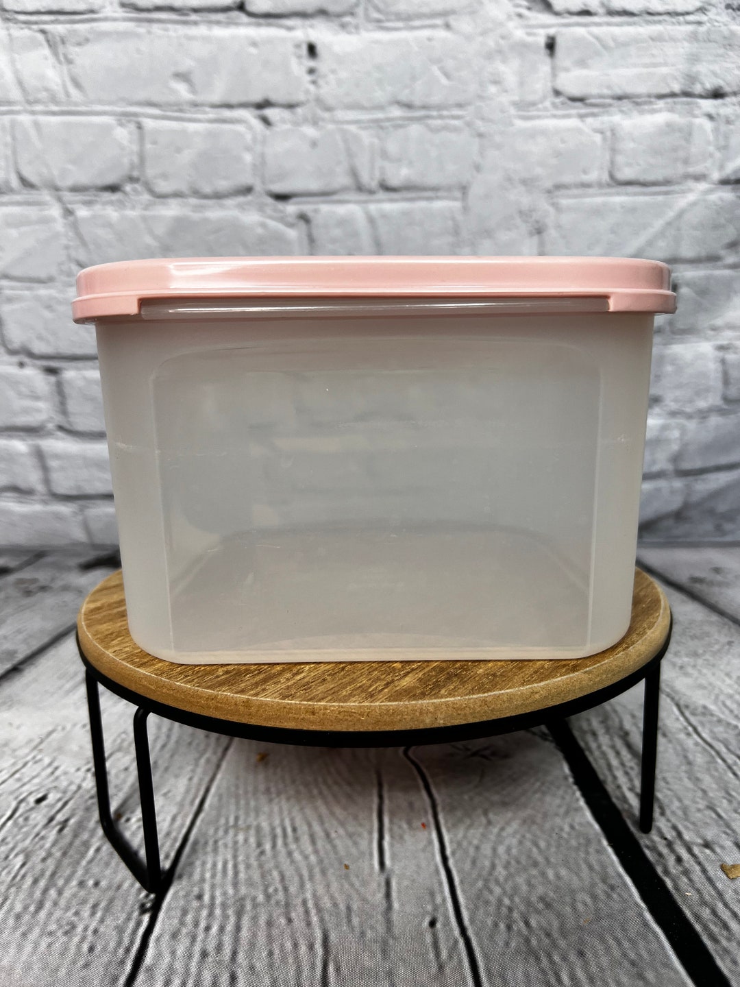 Vintage Tupperware Modular Mate With Pink Lid - Etsy
