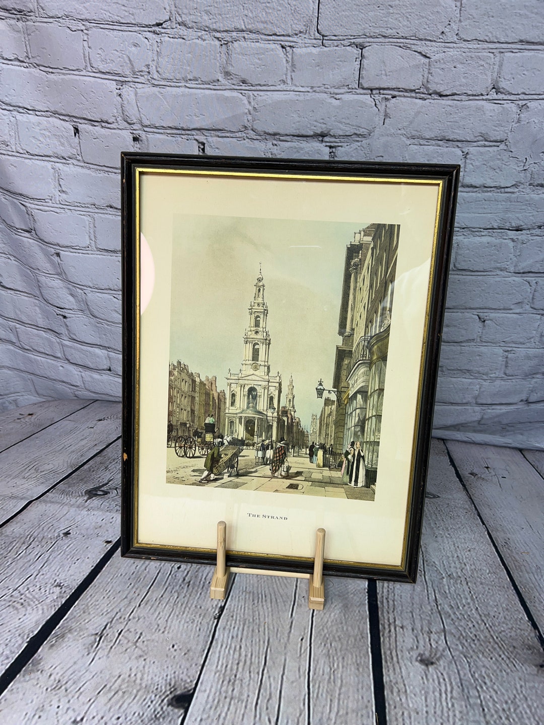 Vintage Lithograph Print - “the Strand” - Etsy
