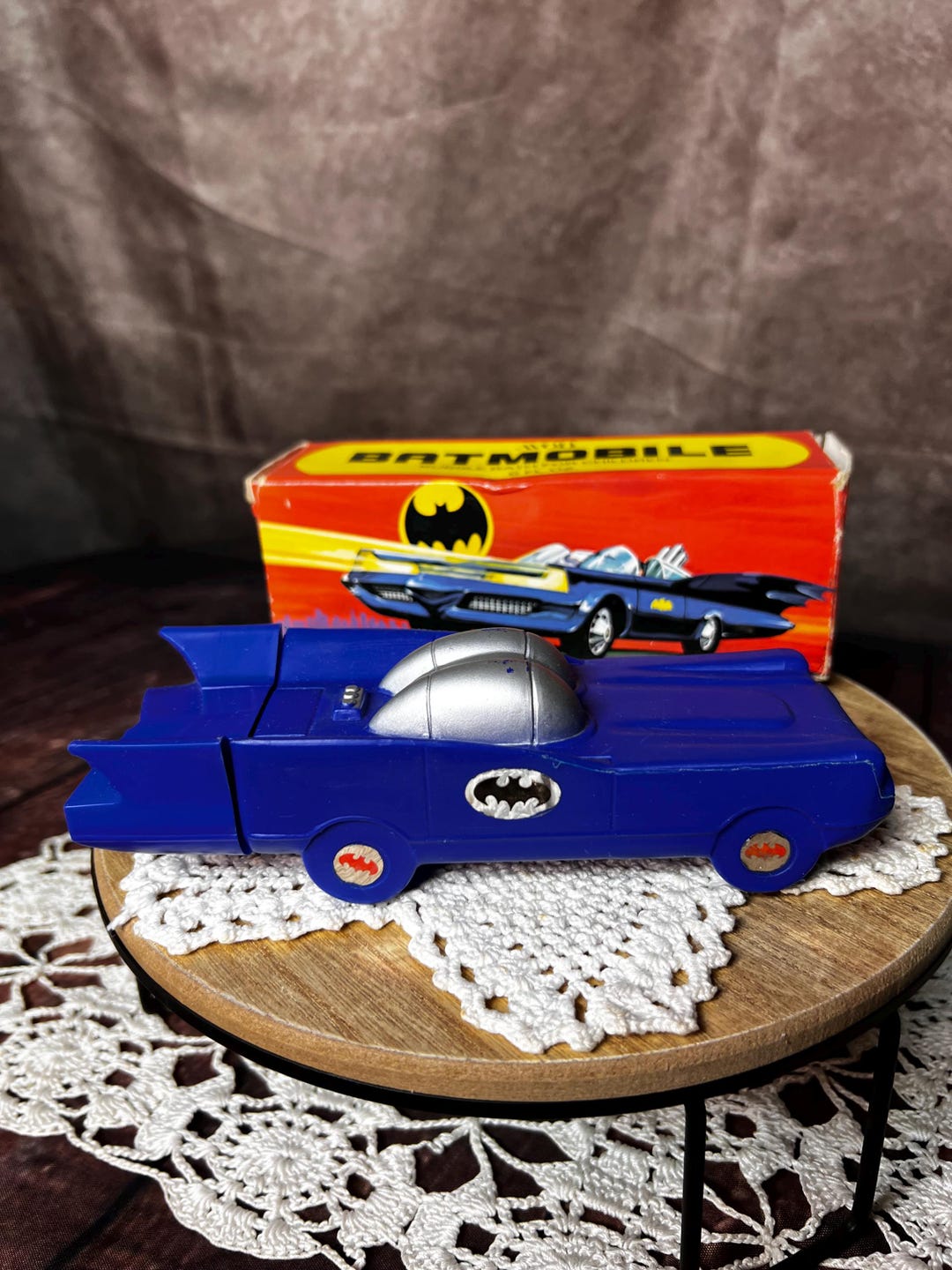 Vintage 1978 Avon Batman Batmobile Plastic Bubble Bath Container ...