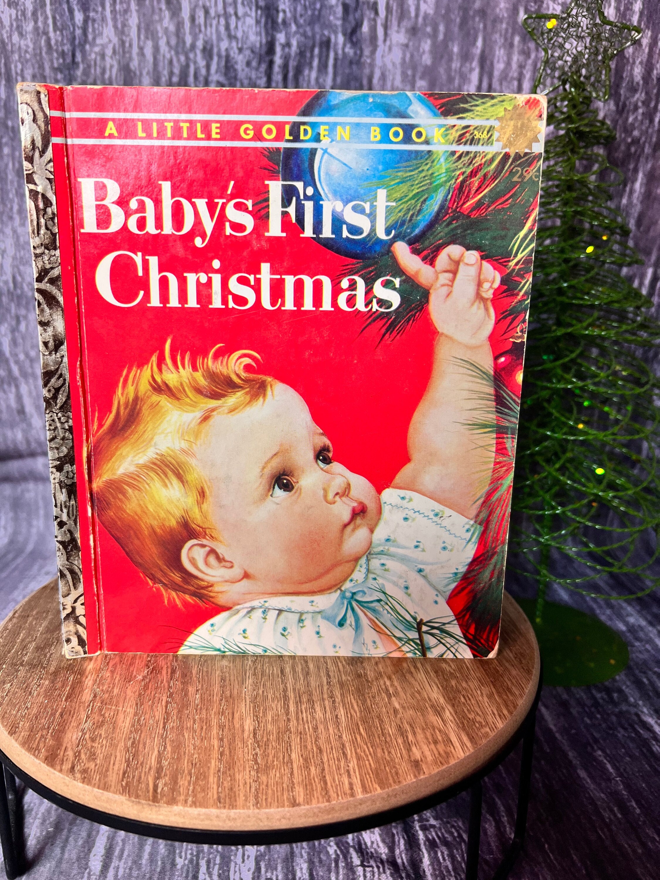 Vintage Little Golden Book, babys First Christmas - Etsy