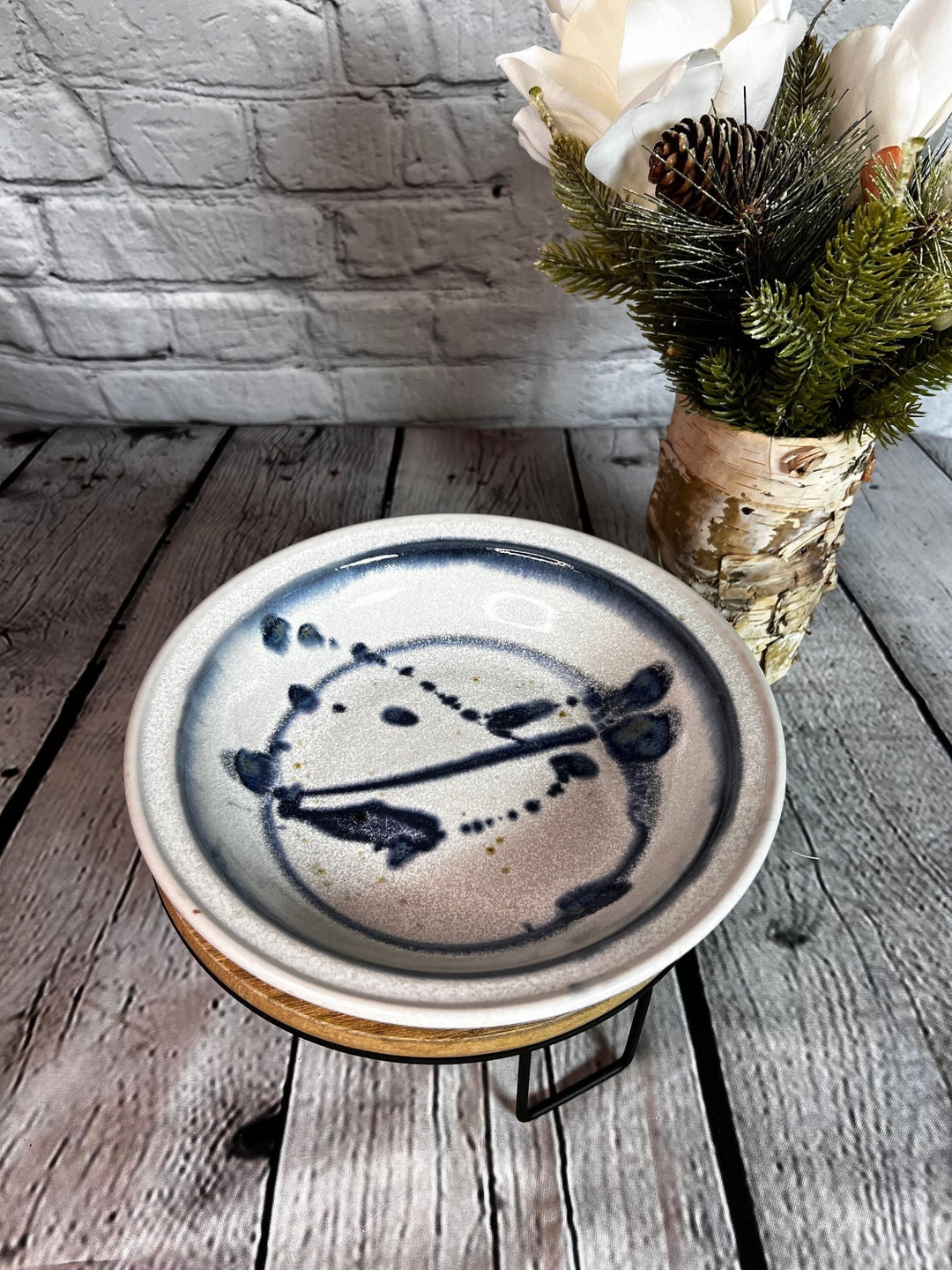 Vintage Stone Soldier Pottery - Vermont Stoneware Bowl - Etsy
