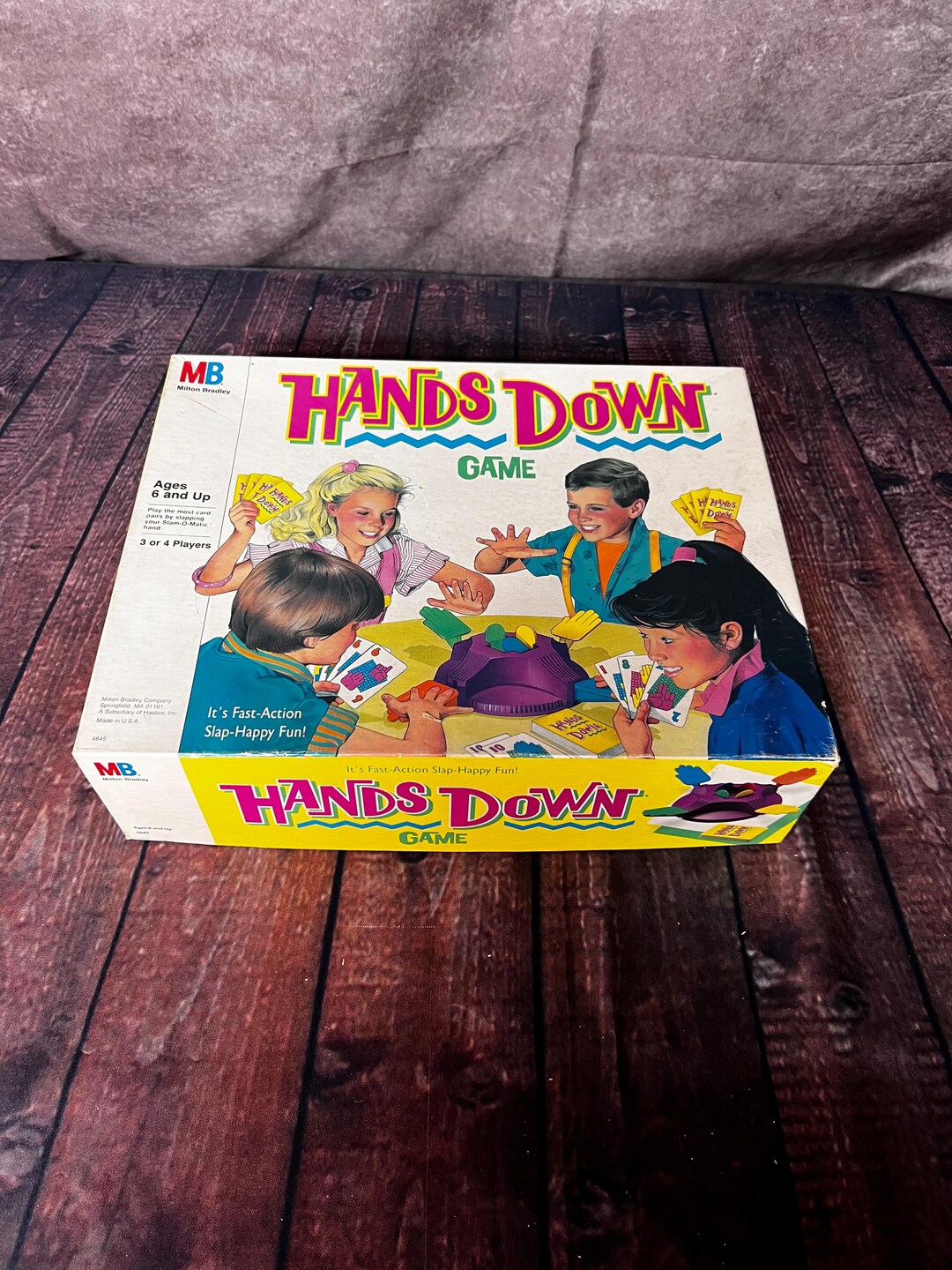 Vintage 1987 Milton Bradley “hands Down” Game - Etsy