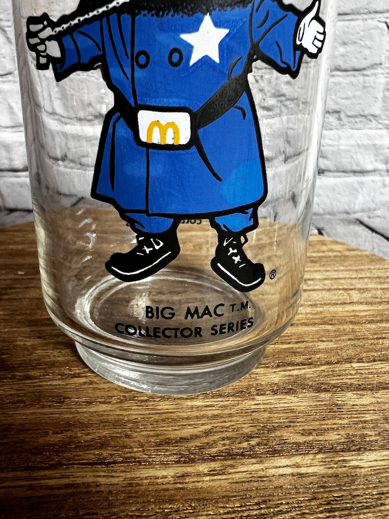 Vintage 1977 Mcdonalds Big Mac Collector Series Glass Tumbler - Etsy