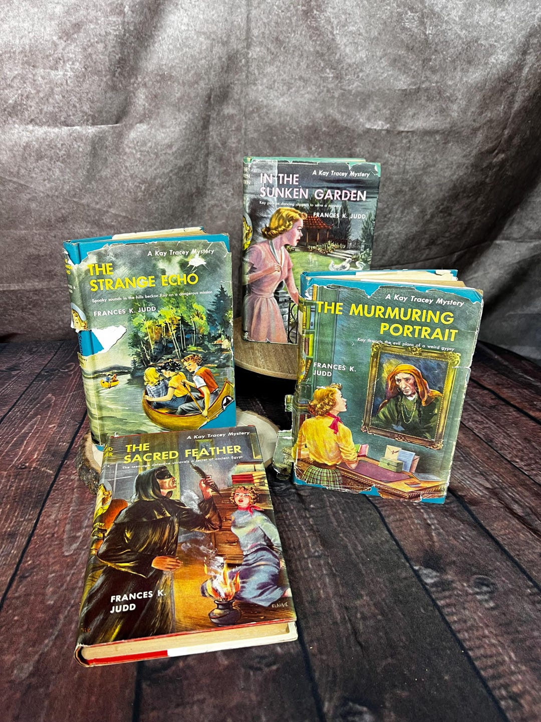 Vintage 1950s Set of 4 Kay Tracey Mystery Books - Etsy