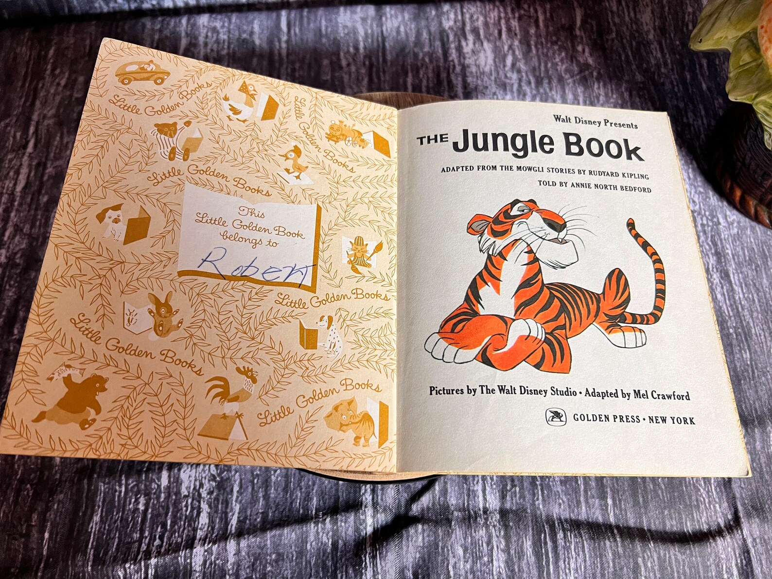 Vintage 1967 First Edition A Little Golden Book, the Jungle Book - Etsy