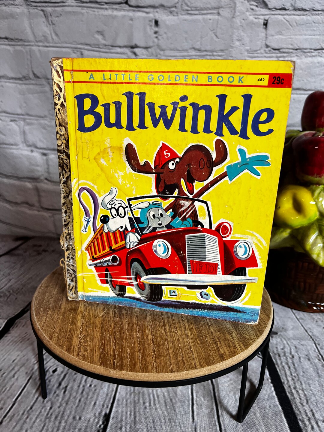 Vintage First Edition Little Golden Book bullwinkle by - Etsy