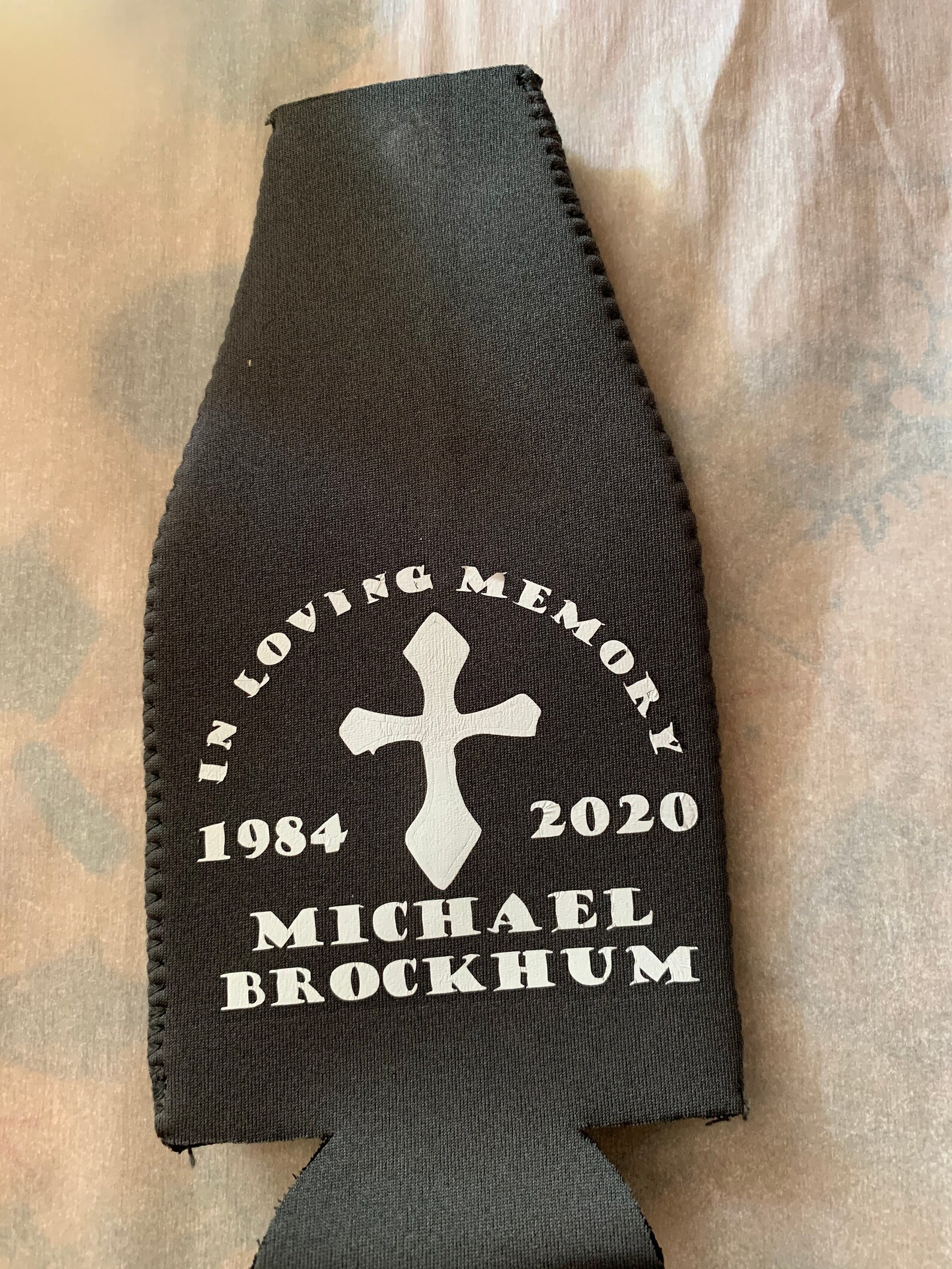 Personalized in Loving Memory Beer Bottle Koozie - Etsy