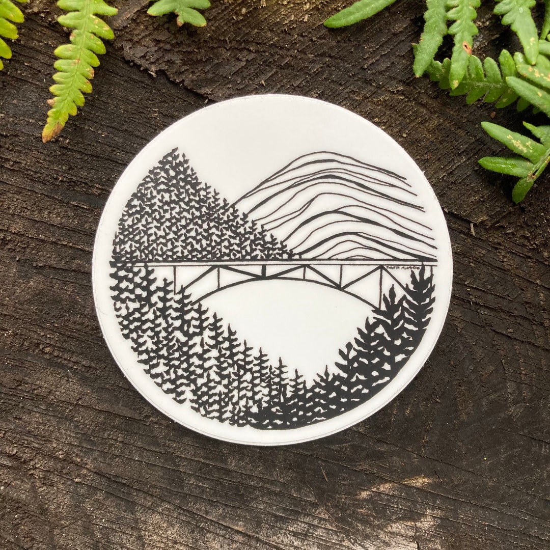 Deception Pass Bridge Sticker - Etsy