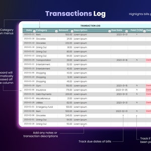 Budget Planner Expense Tracker Printable Budget Tracker Budget and ...