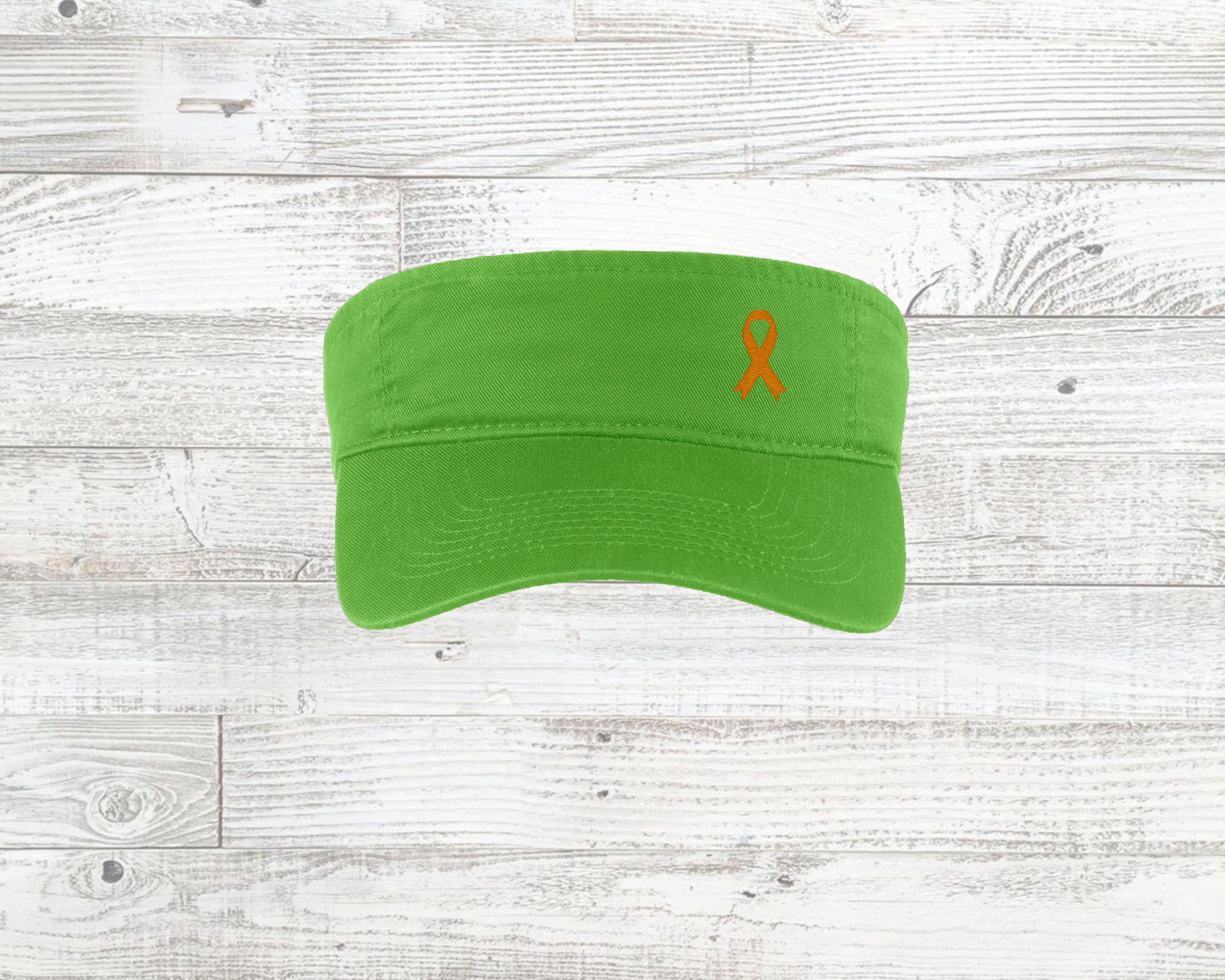 Kidney Cancer Visor, Kidney Cancer Support Hat, Orange Ribbon Hat ...