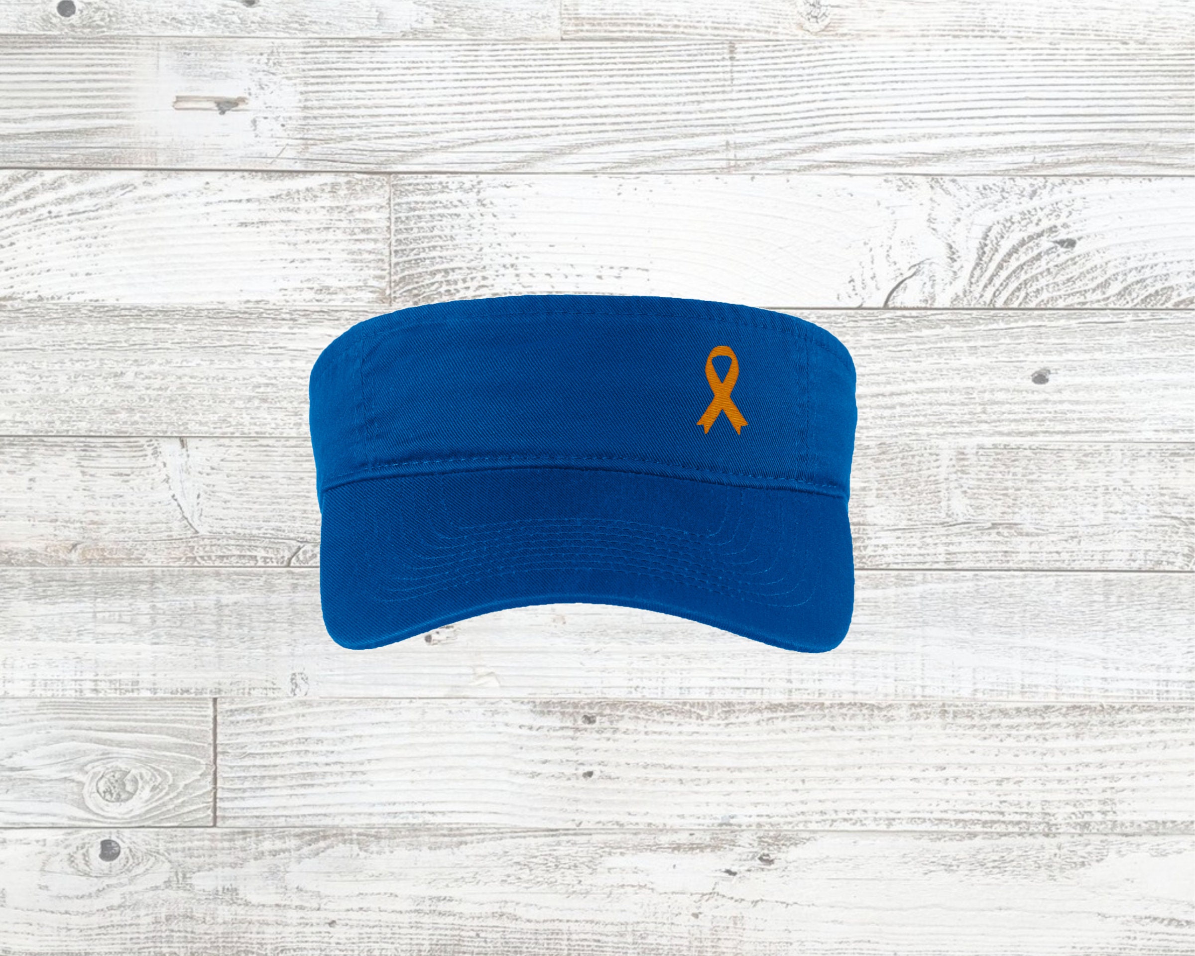 Kidney Cancer Visor, Kidney Cancer Support Hat, Orange Ribbon Hat ...
