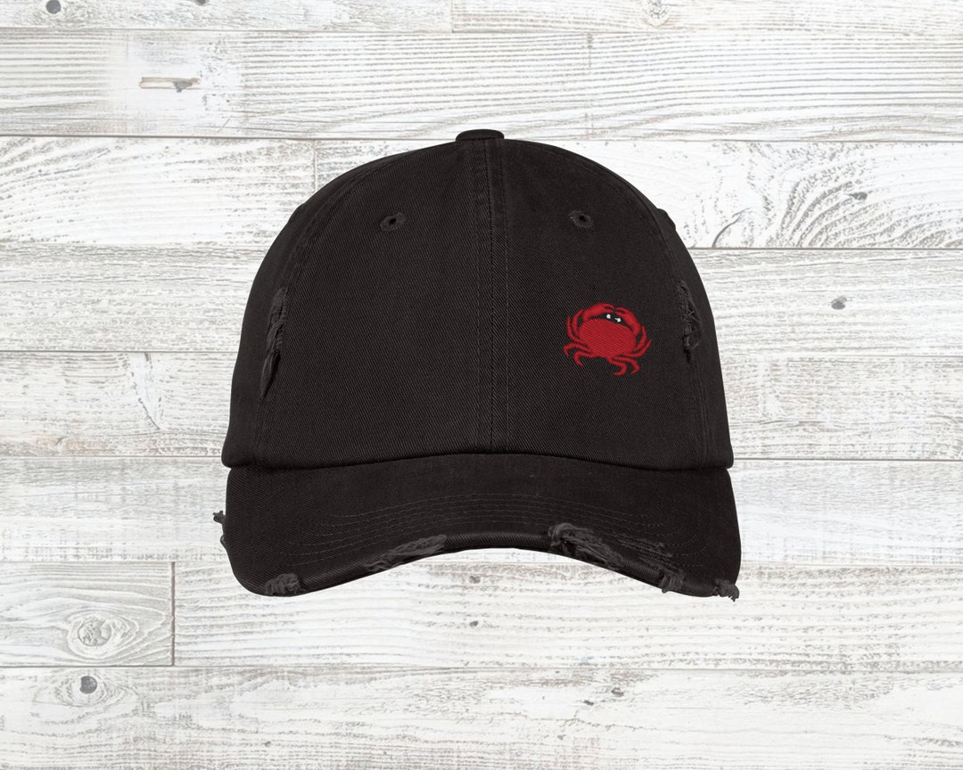 Crab Hat, Crab Embroidered Hat, Crab Lover Gift, Summer Crab Hat, Crab ...