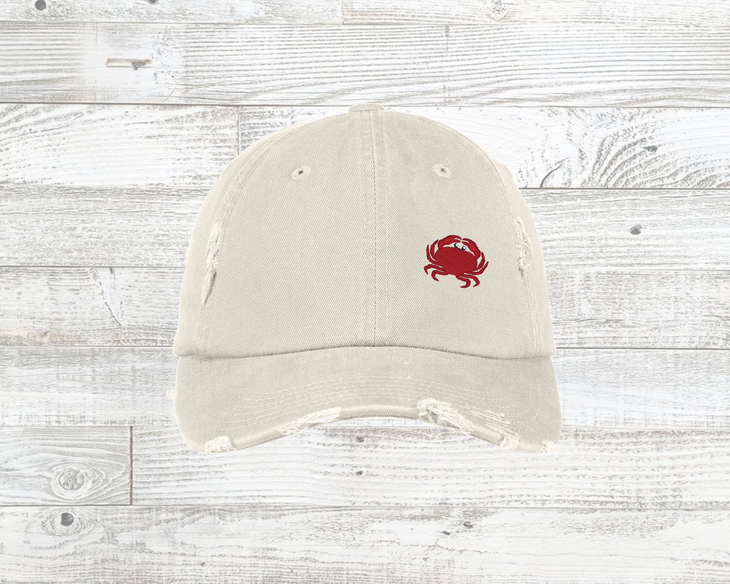 Crab Hat, Crab Embroidered Hat, Crab Lover Gift, Summer Crab Hat, Crab ...