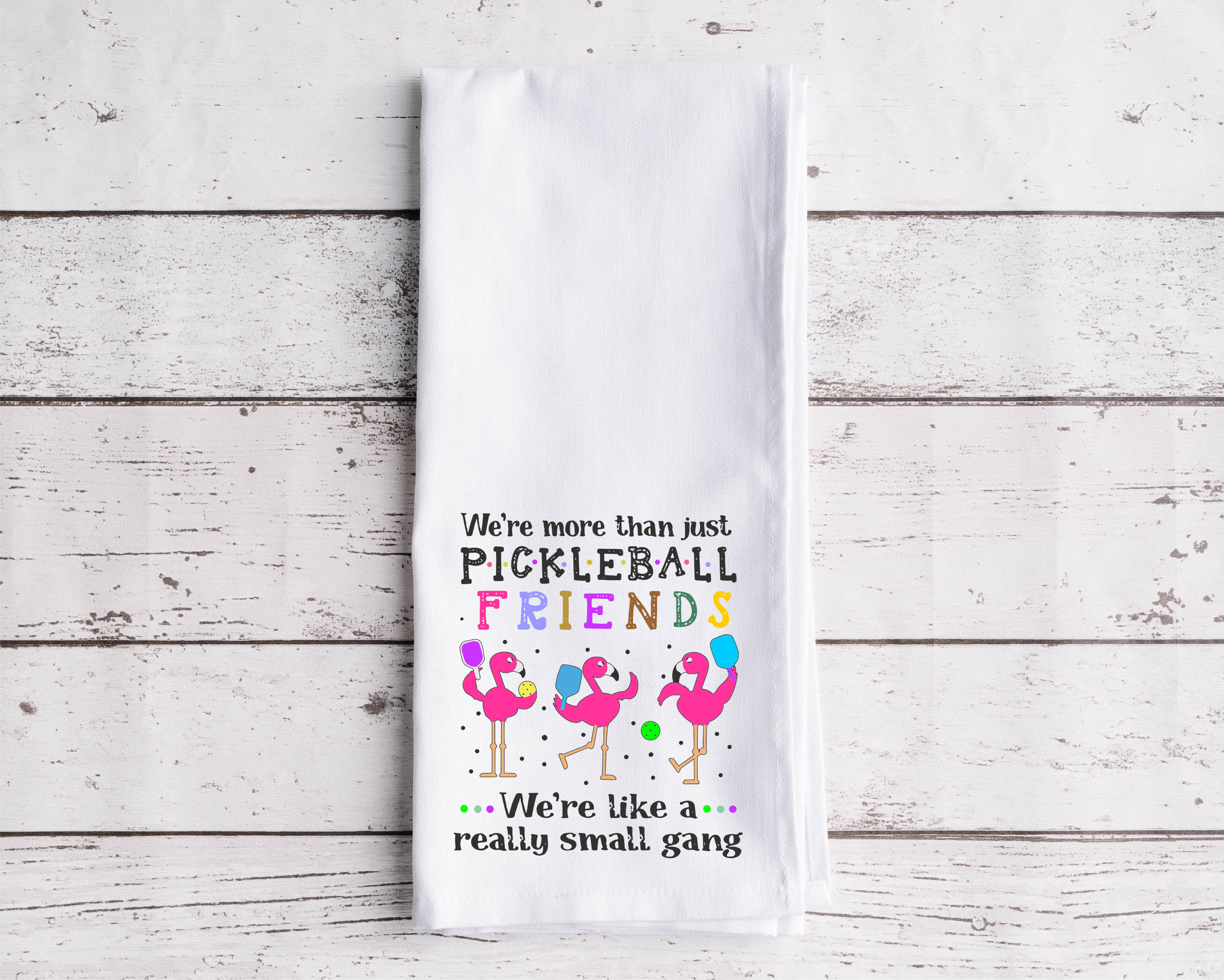 Personalized Pickleball Friends Tea Towel, Pickleball Friends Kitchen ...