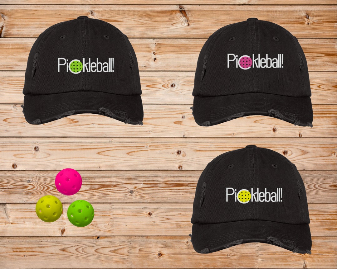 Pickleball Hat, Pickleball Embroidered Cap, Pickleball Headwear, Pickleball Embroidered Gift - Etsy