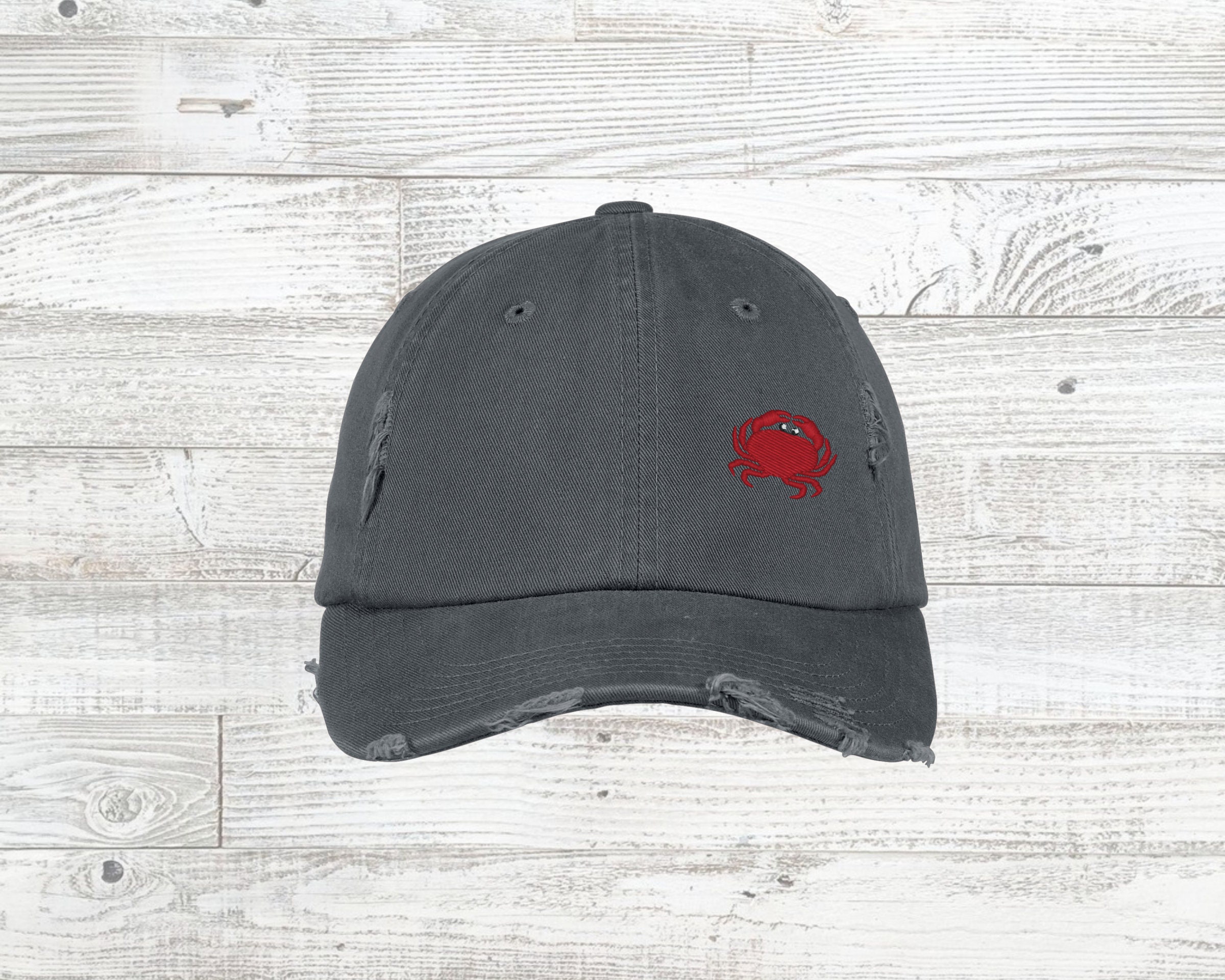 Crab Hat, Crab Embroidered Hat, Crab Lover Gift, Summer Crab Hat, Crab ...