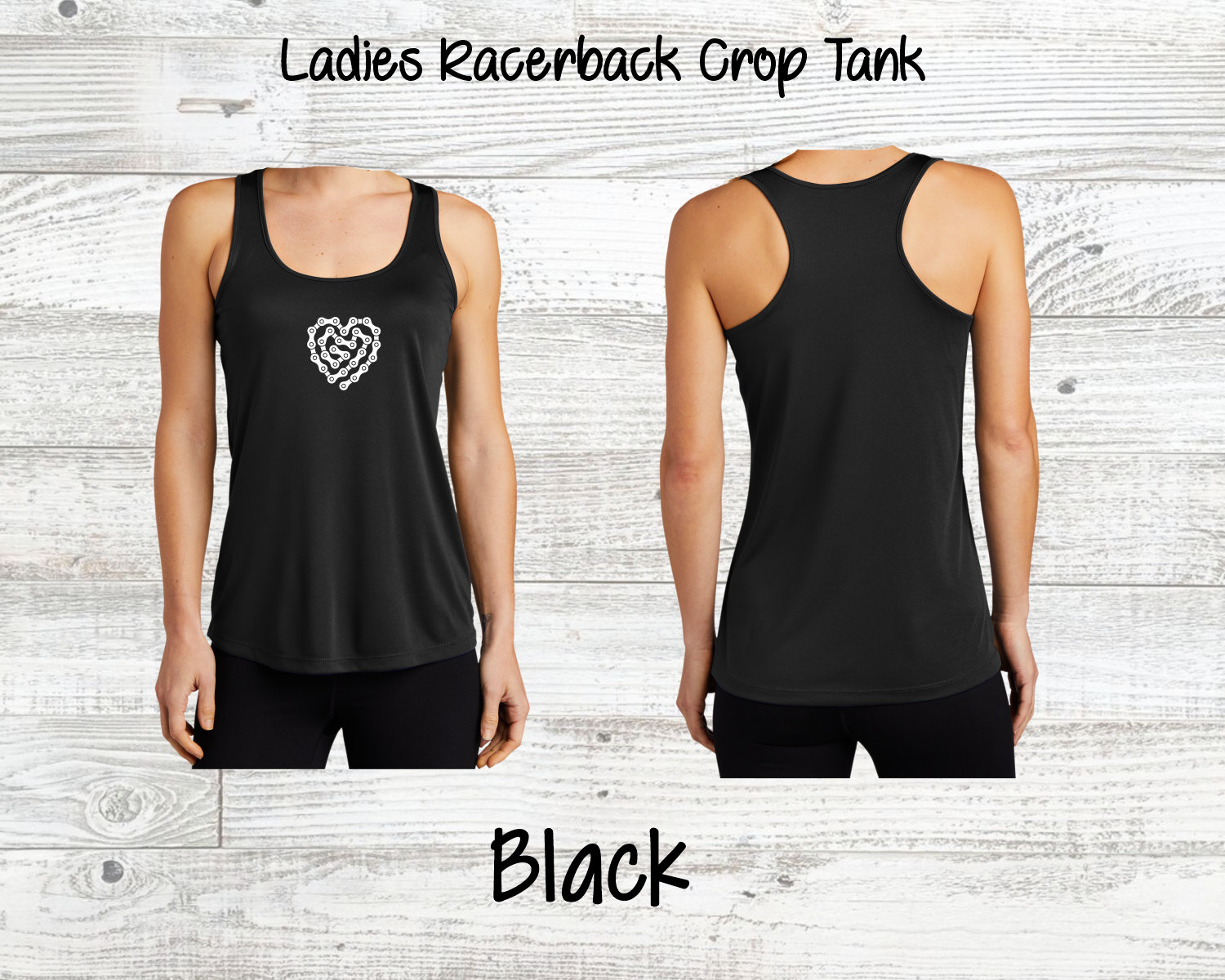Bicycle Tank, Bike Chain Heart Tank, Ladies Bicycle Tank, Cyclist Tank ...