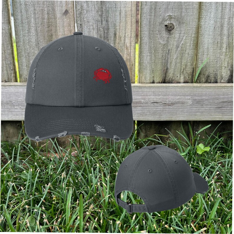 Personalized Crab Hat, Crab Embroidered Hat, Crab Lover Gift, Summer ...