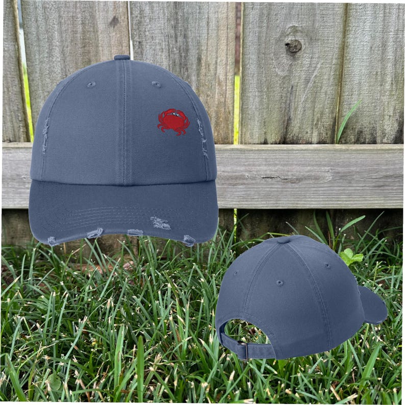 Personalized Crab Hat, Crab Embroidered Hat, Crab Lover Gift, Summer ...