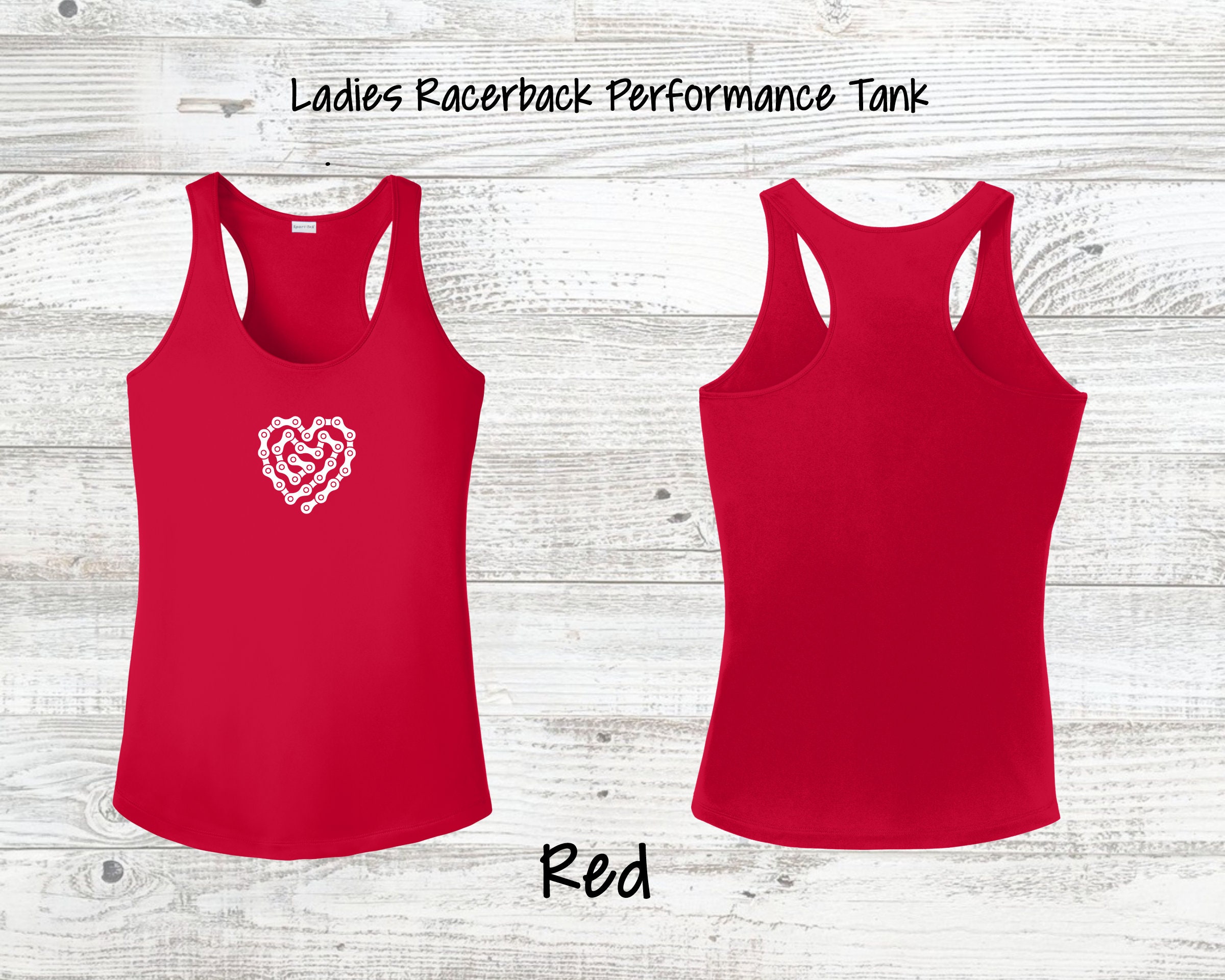 Bicycle Tank, Bike Chain Heart Tank, Ladies Bicycle Tank, Cyclist Tank ...