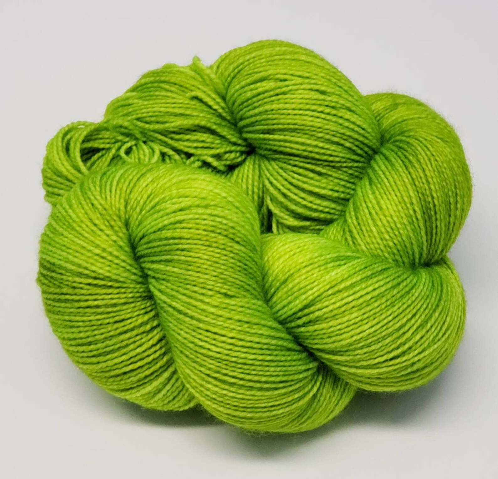 Hand Dyed Yarn/superwash Merino/nylon/sock Yarn/toxic - Etsy