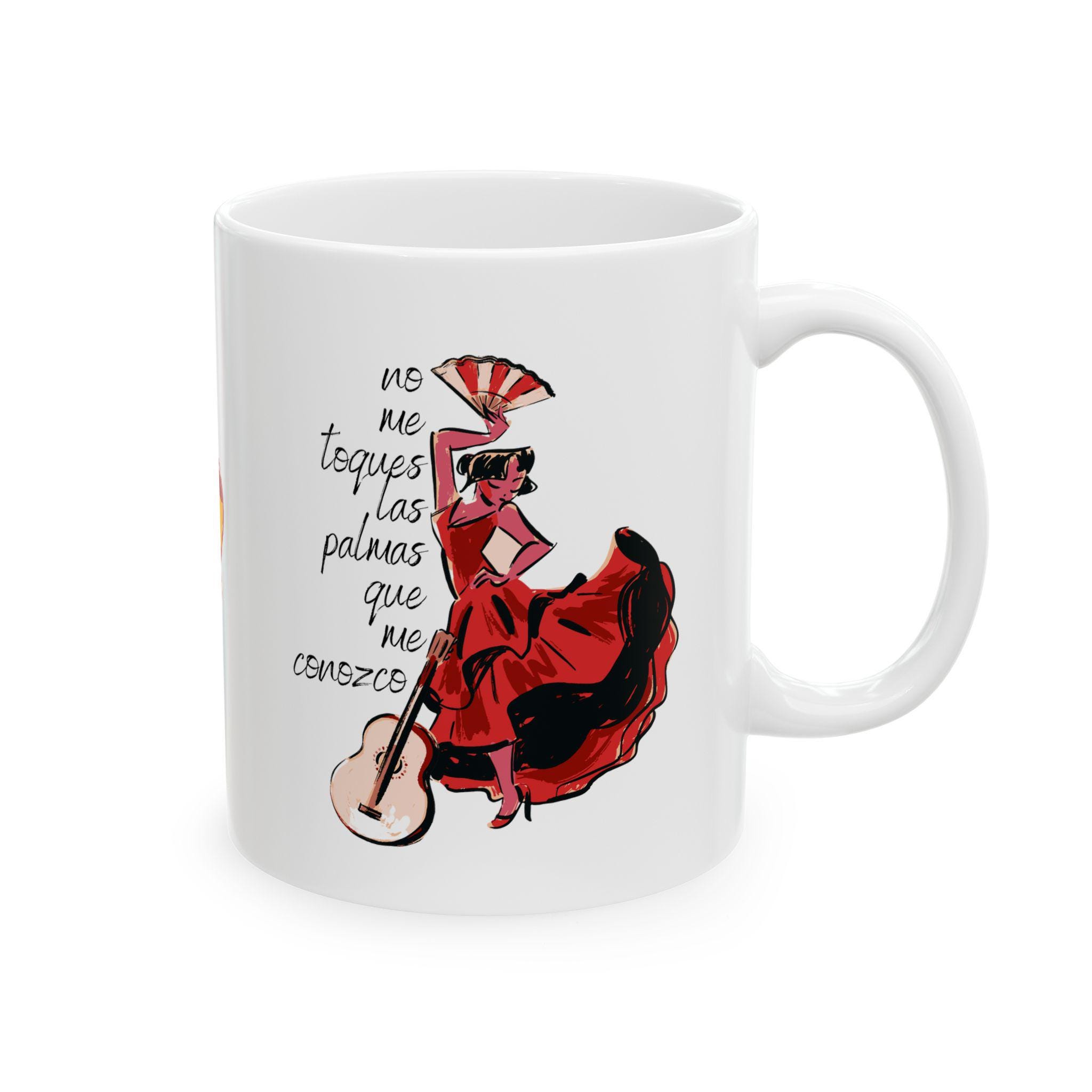 Spanish Flamenco Ceramic Mug, (11oz) - Etsy