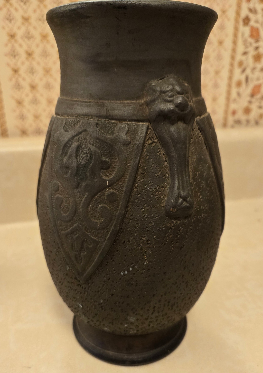 Vintage Japanese Tokanabe Ware Vase Art Deco Halloween Decor Mold ...