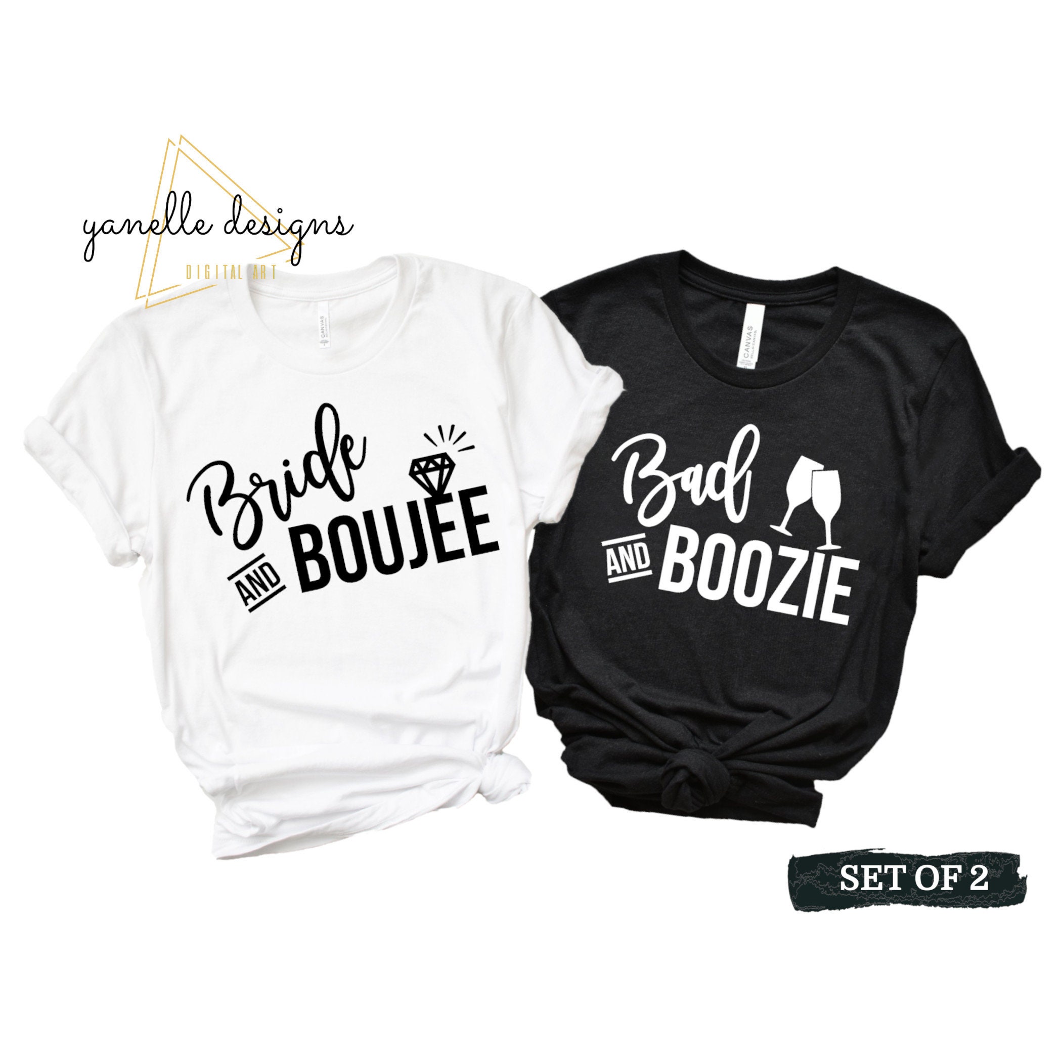 Svg Files Instant Download Bad and Bouzie Bride and Boujee - Etsy Israel
