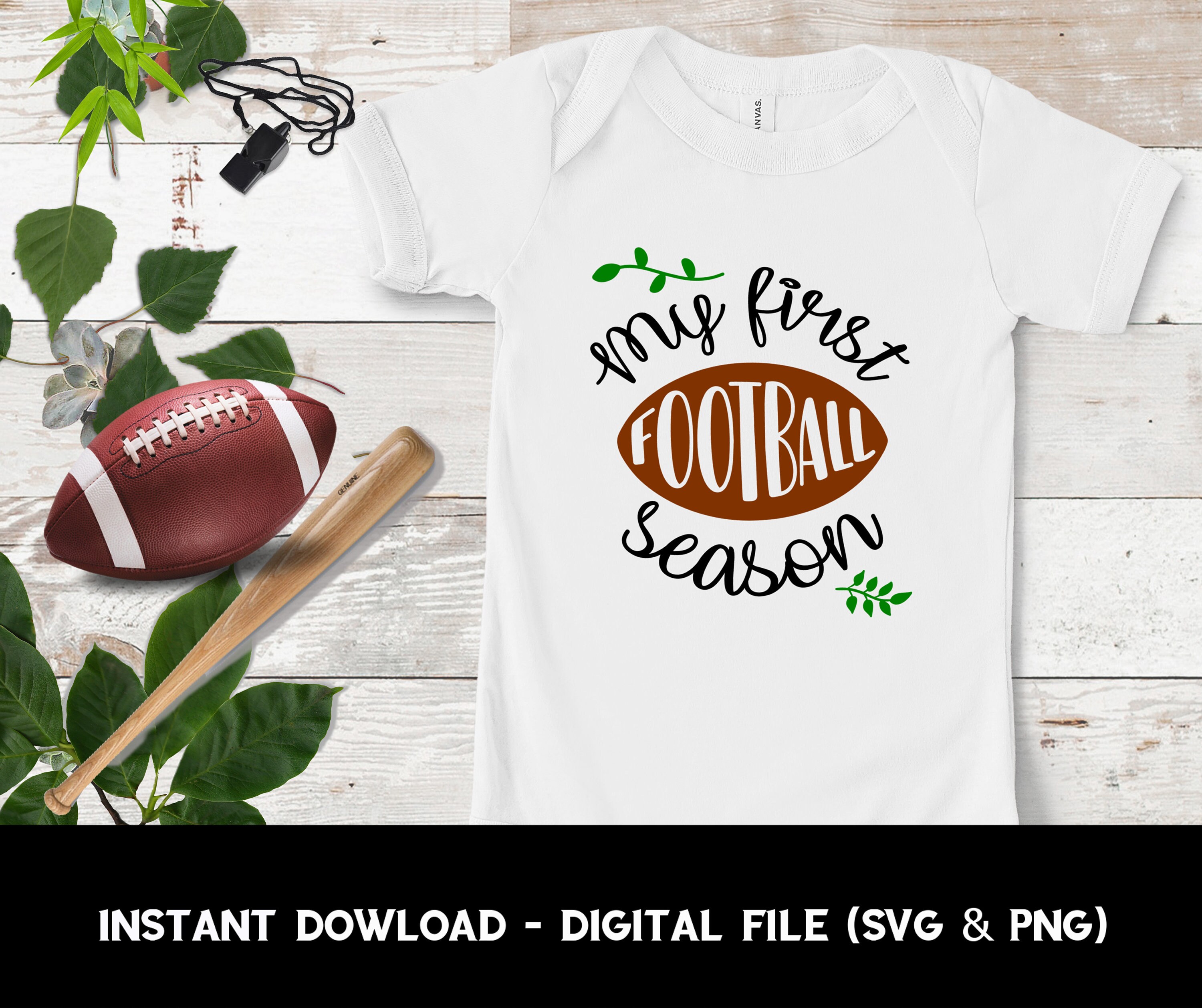 Fall SVG Thanksgiving SVG Football Svg First Football | Etsy