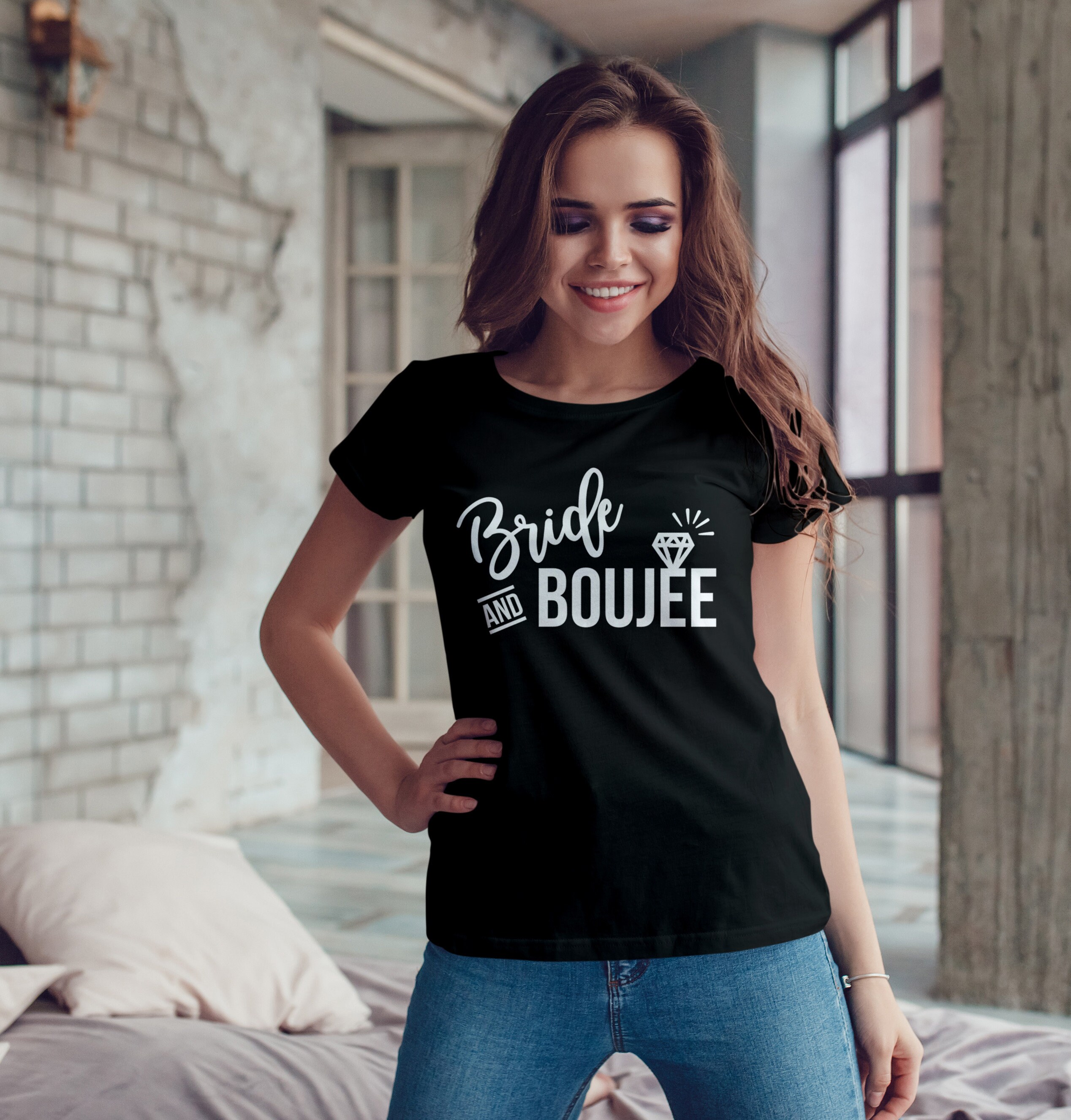 Svg Files Instant Download Bad and Bouzie Bride and Boujee - Etsy Israel