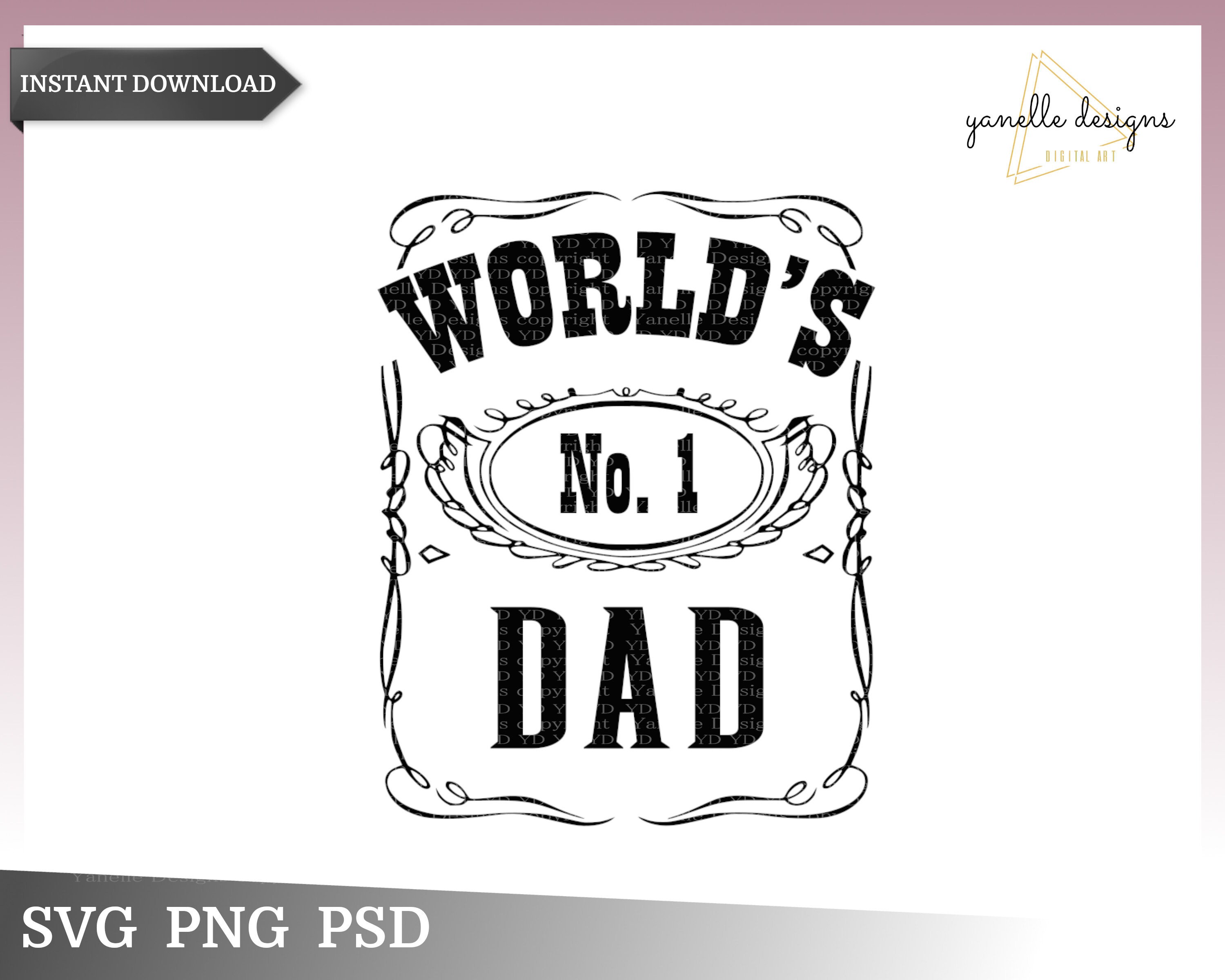 World's No. 1 Dad SVG Daddy's No. 1 Fan Svg Daddy - Etsy UK